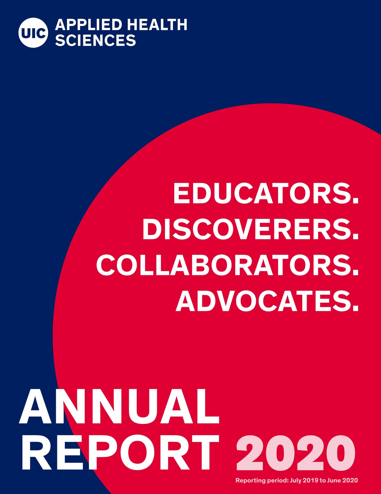 2020 UIC College of Applied Health Sciences Annual Report by UIC College of Applied Health ...