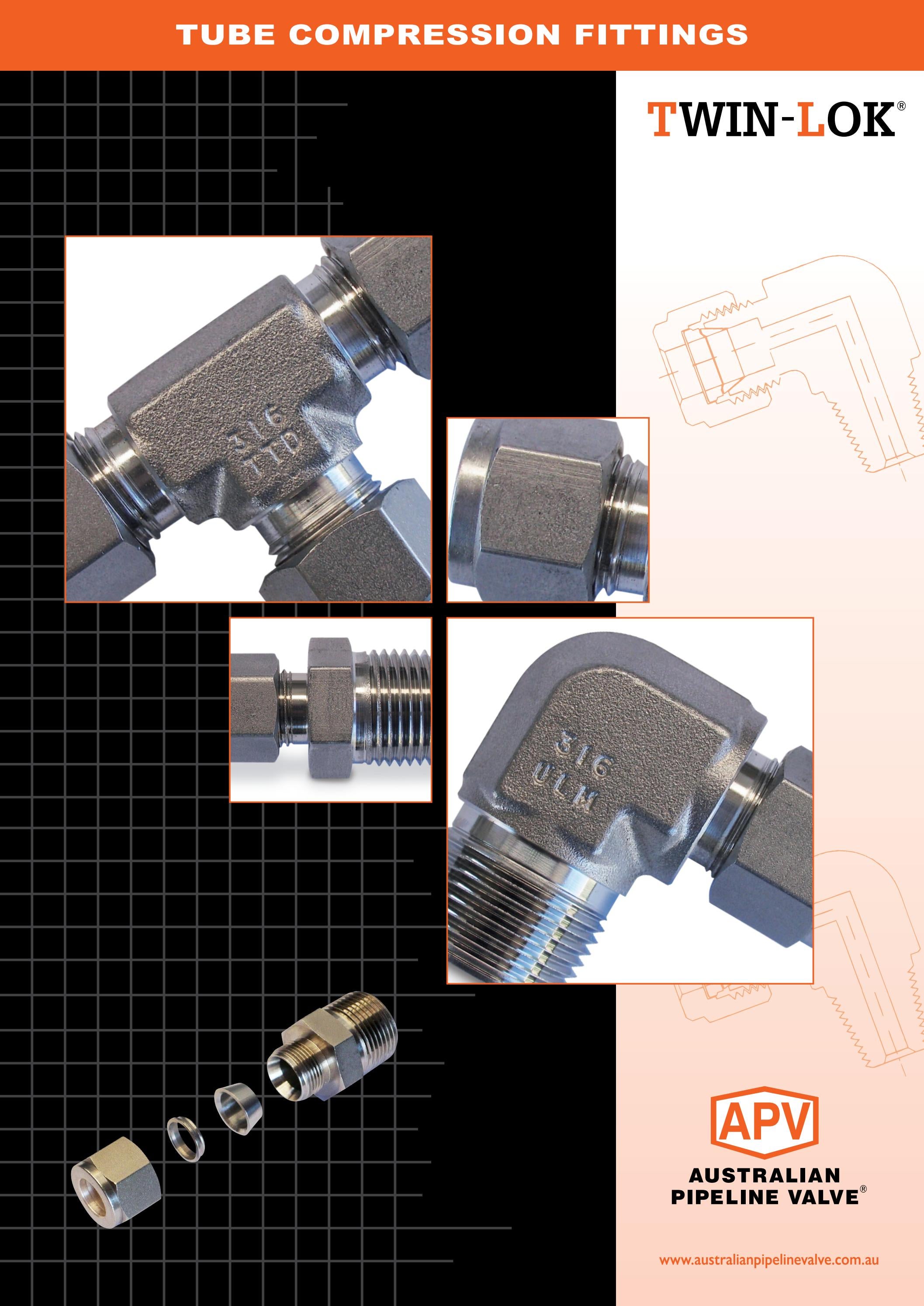 Twinlok Tube Compression Fitting Catalogue by Australian Valve Centre ...