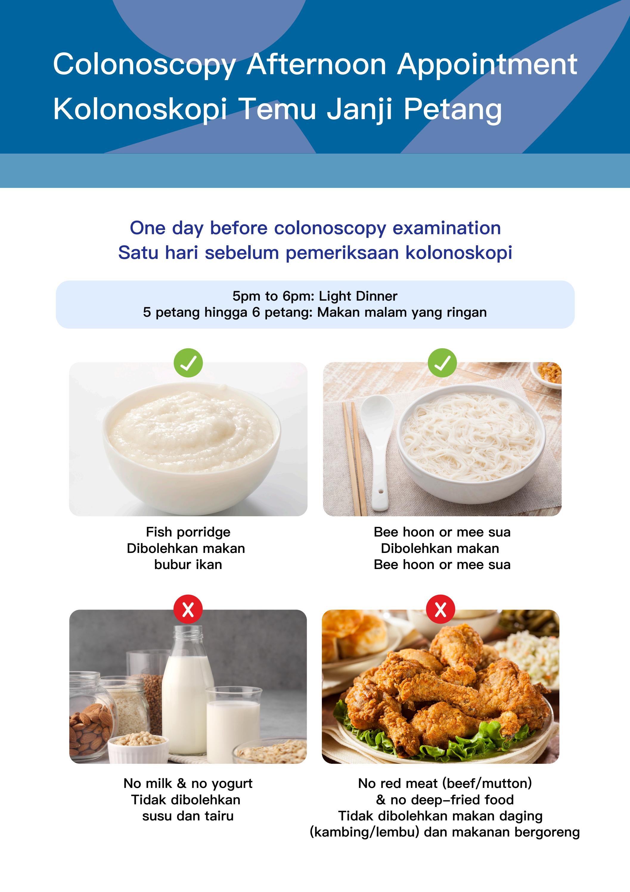 Colonoscopy Afternoon Appointment (Malay) by Yishun Health - Issuu