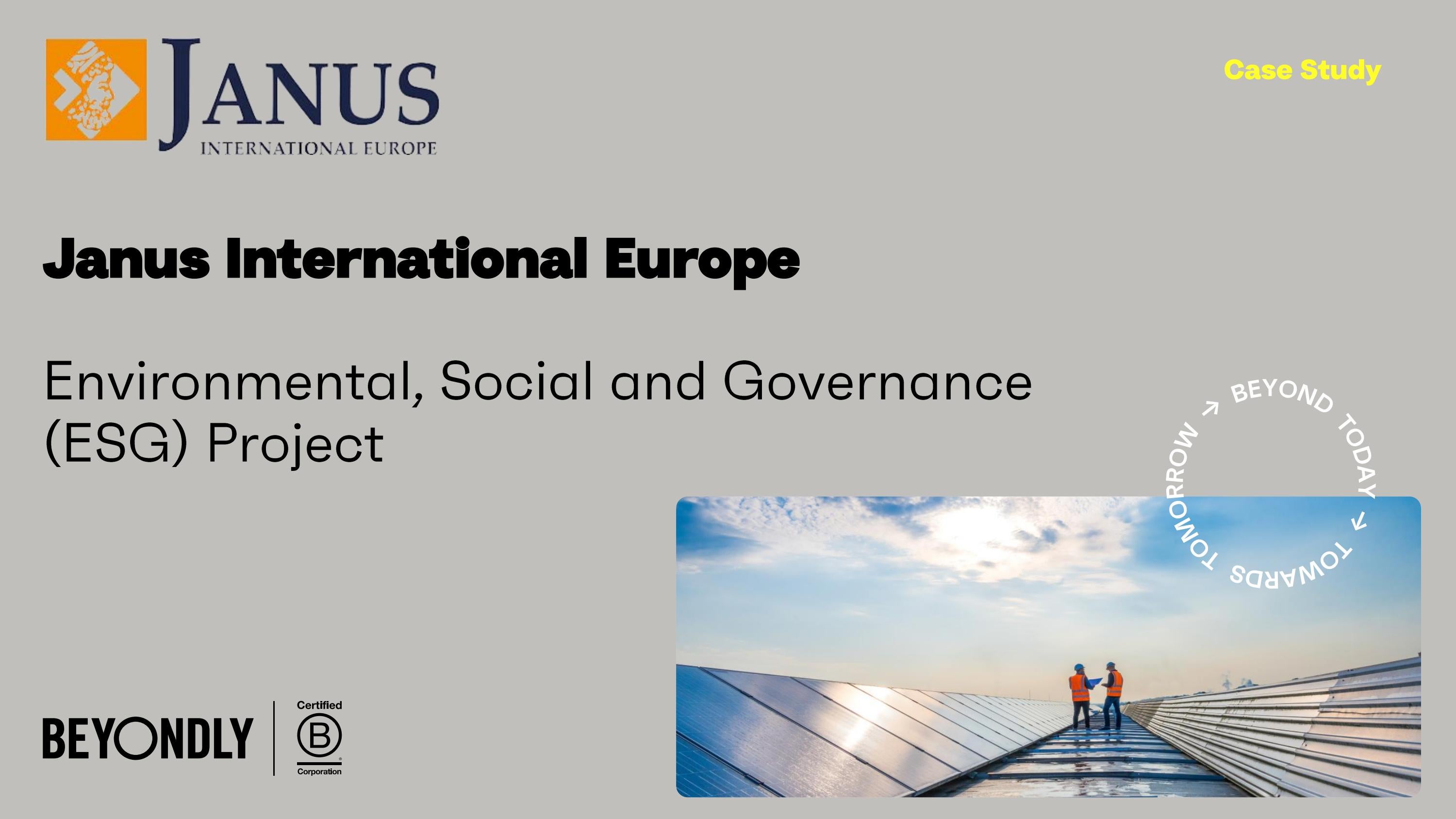 Janus International Europe ESG Case Study by beyondly - Issuu