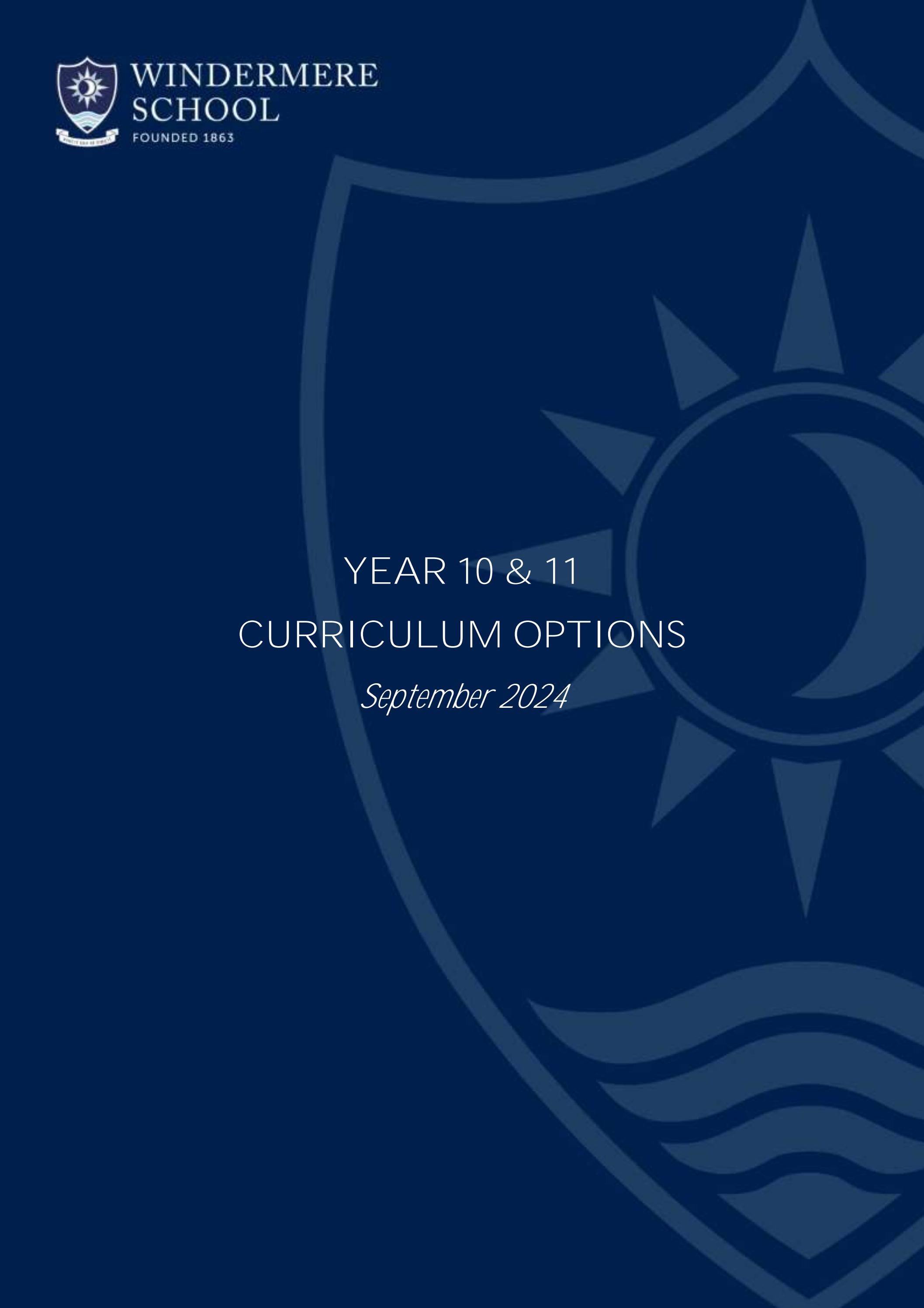 Windermere School (i)GCSE Options Booklet 2024-2026 by windermeresch ...
