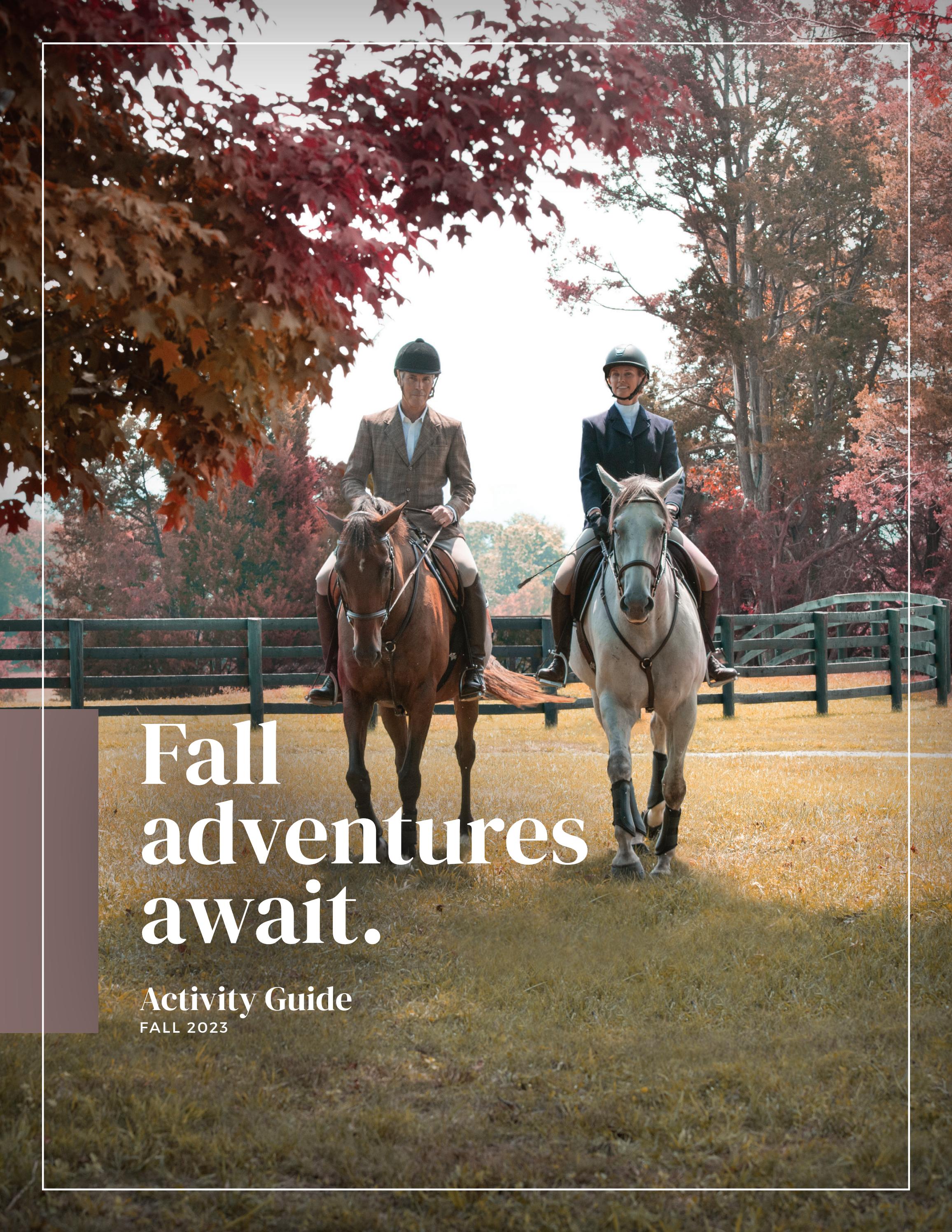 Salamander Middleburg Fall Activity Guide by Salamander Collection - Issuu