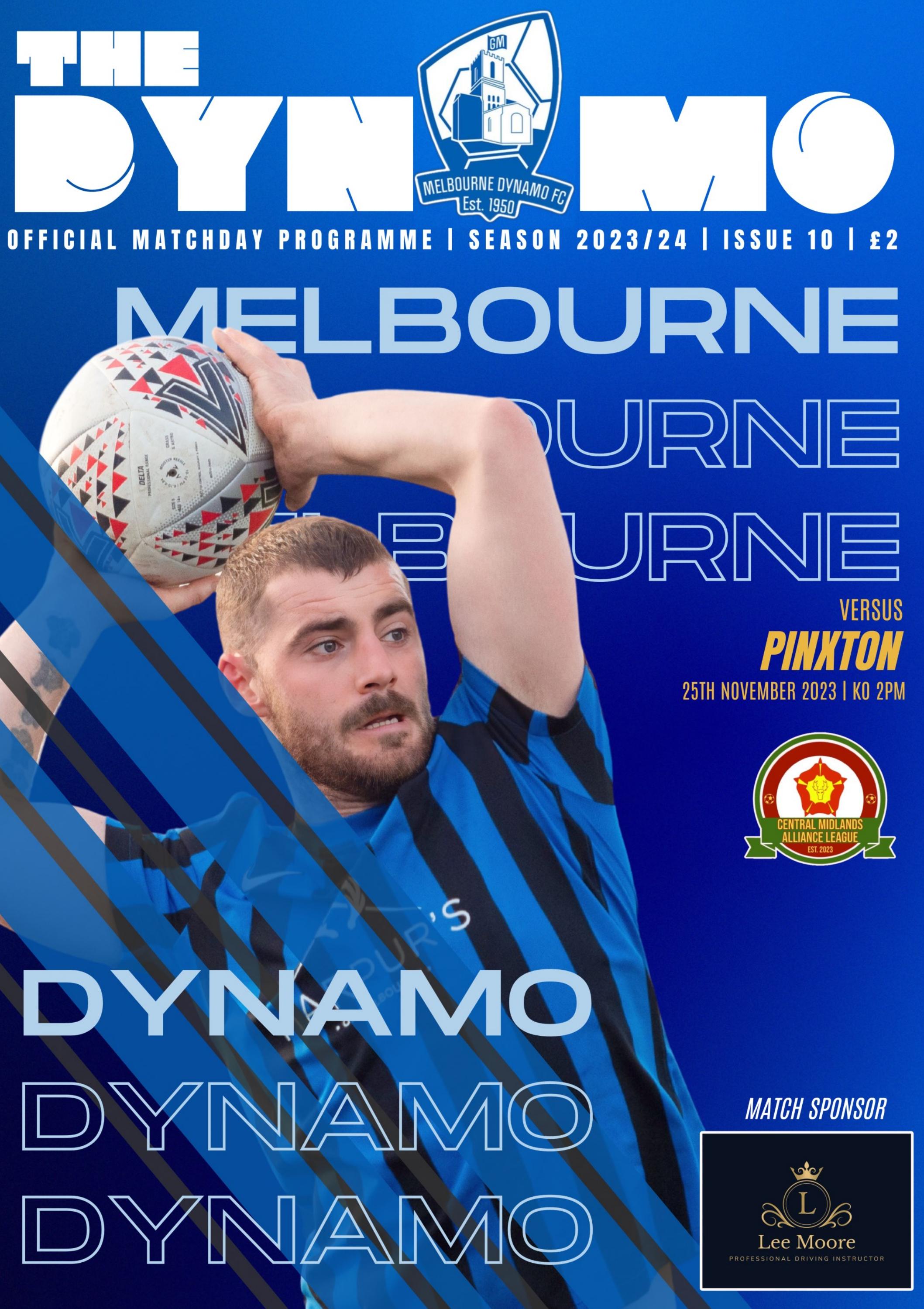 Issue 10: Pinxton (25th November 2023) by Melbourne Dynamo FC - Issuu