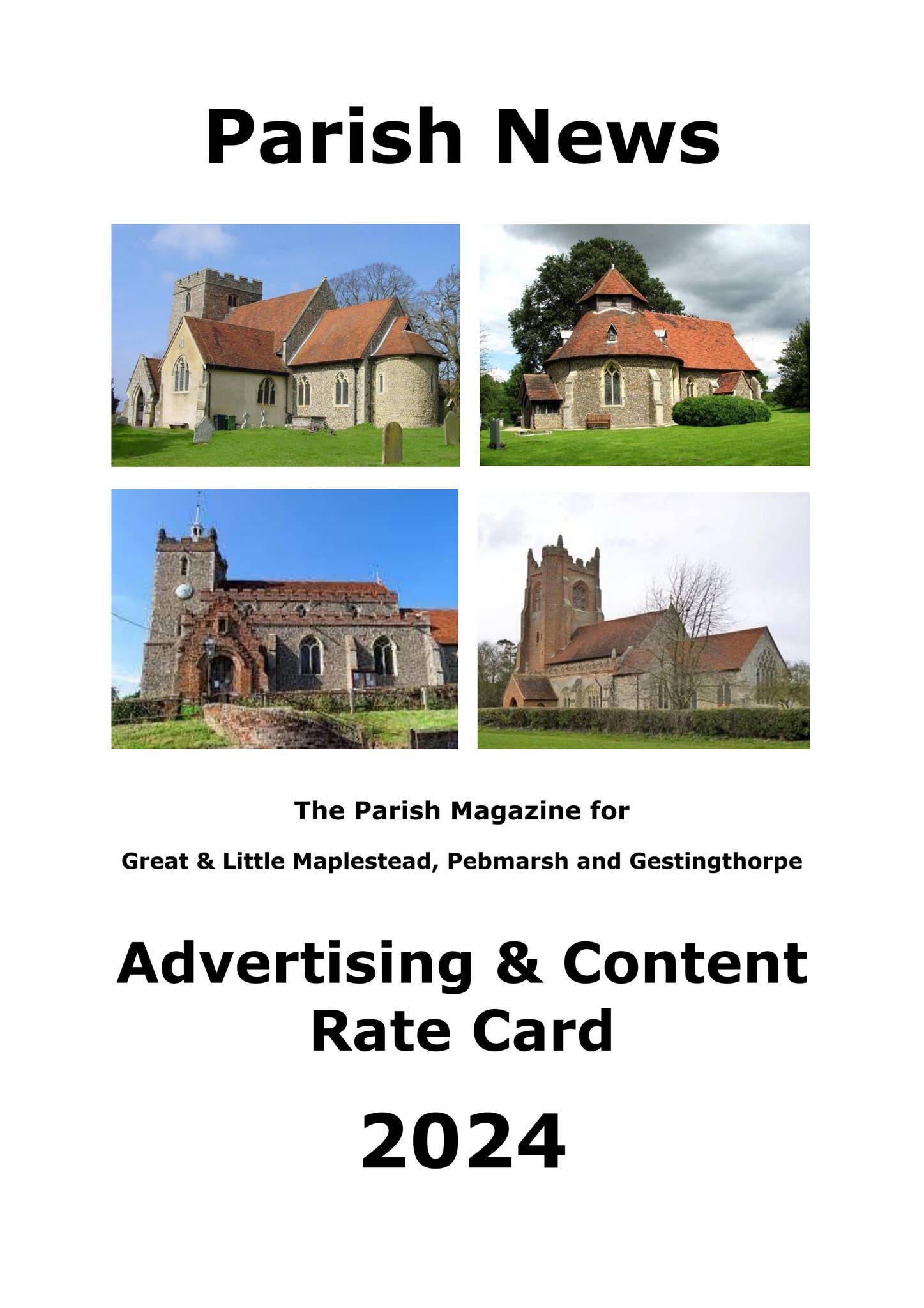 Advertising & Content Rate Card 2024 - Parish News by Diligence PM ...