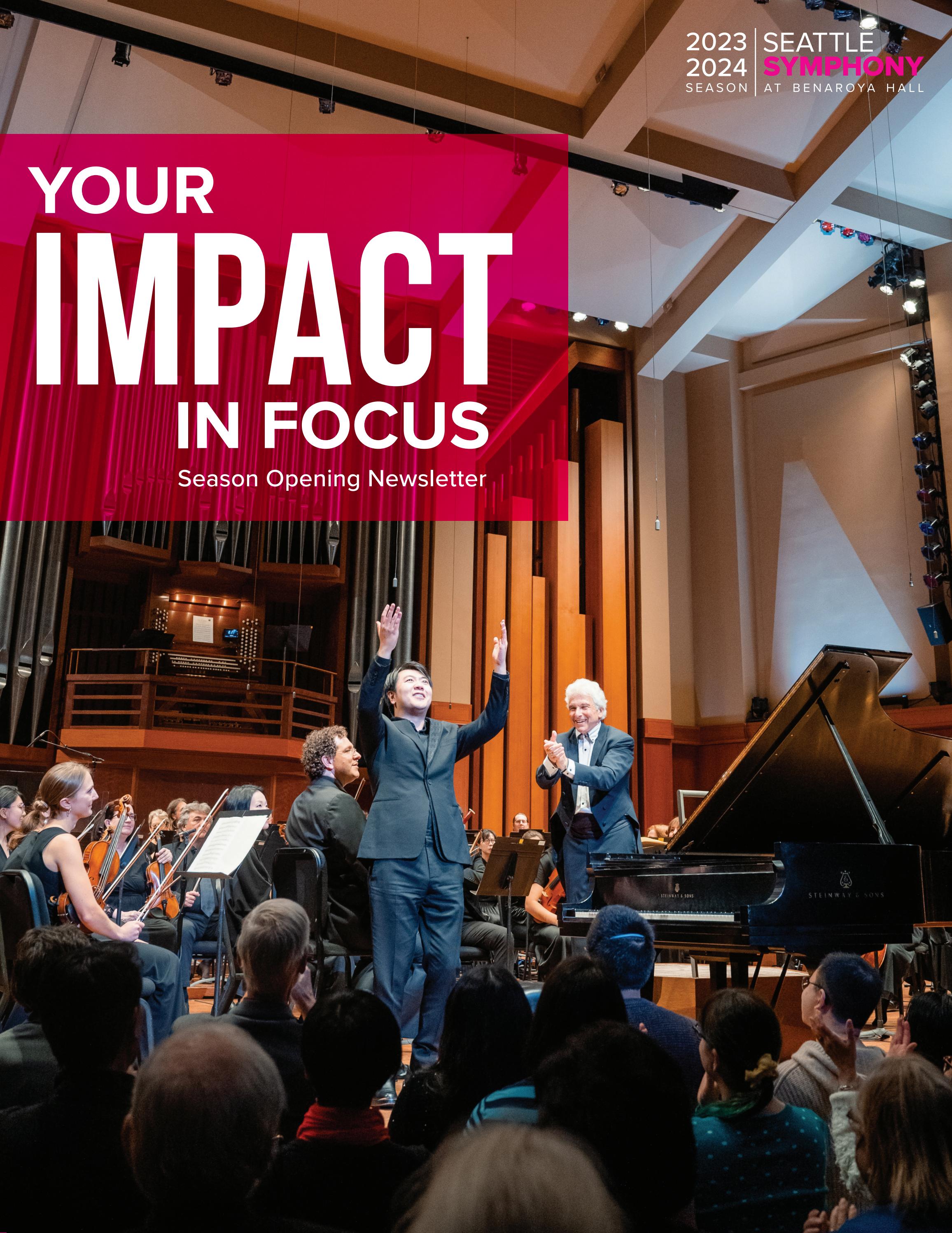 2023/2024 Fall Impact Report Newsletter by Seattle Symphony - Issuu