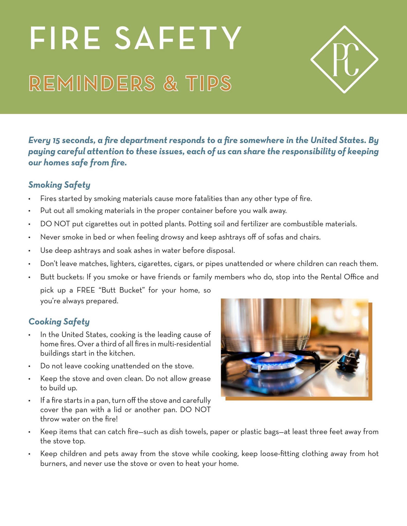 Fire Safety Reminders & Tips by Palm Cove Apartments - Issuu