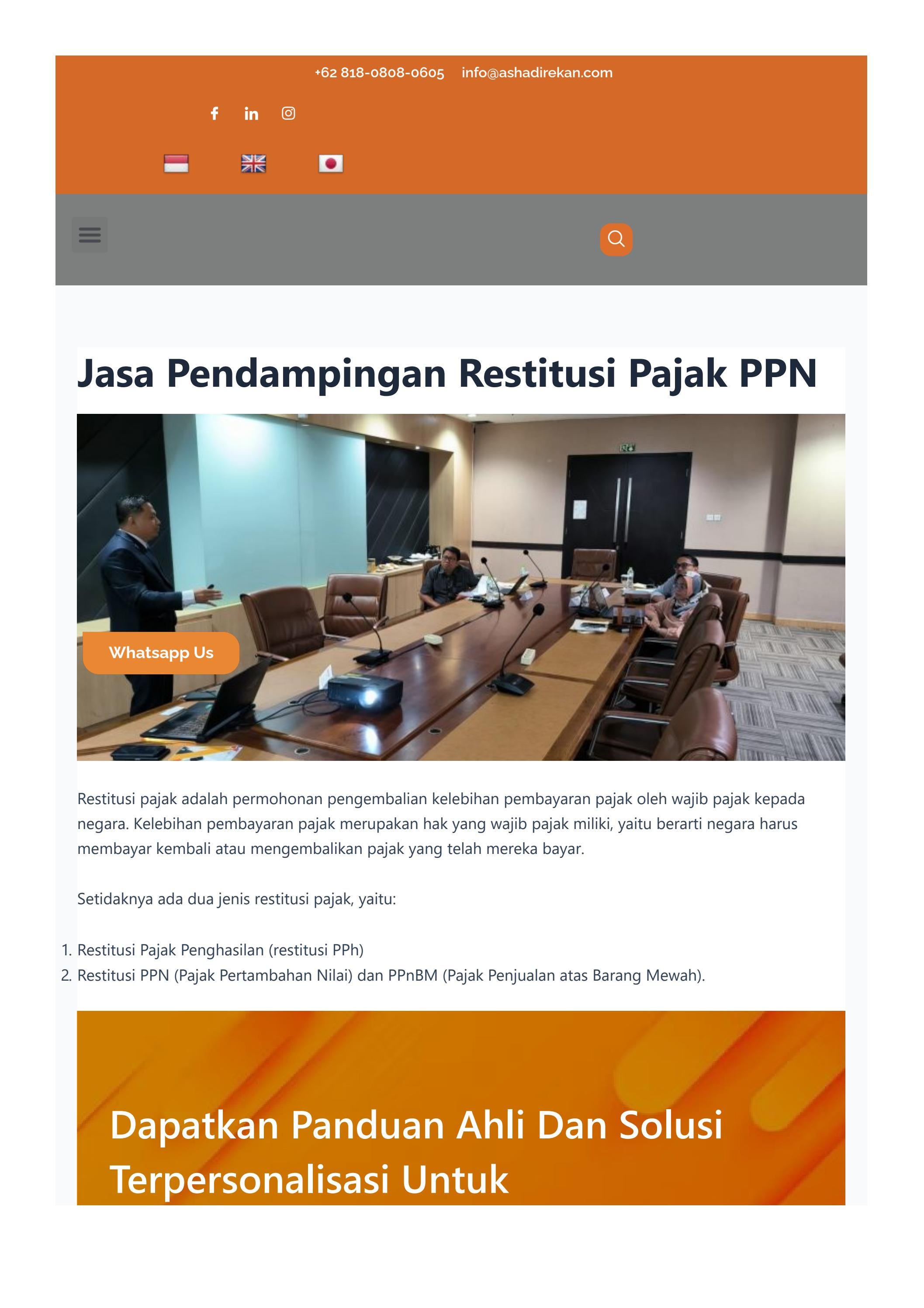 Jasa Pendampingan Restitusi Pajak PPN by Konsultan Pajak Bogor - Issuu