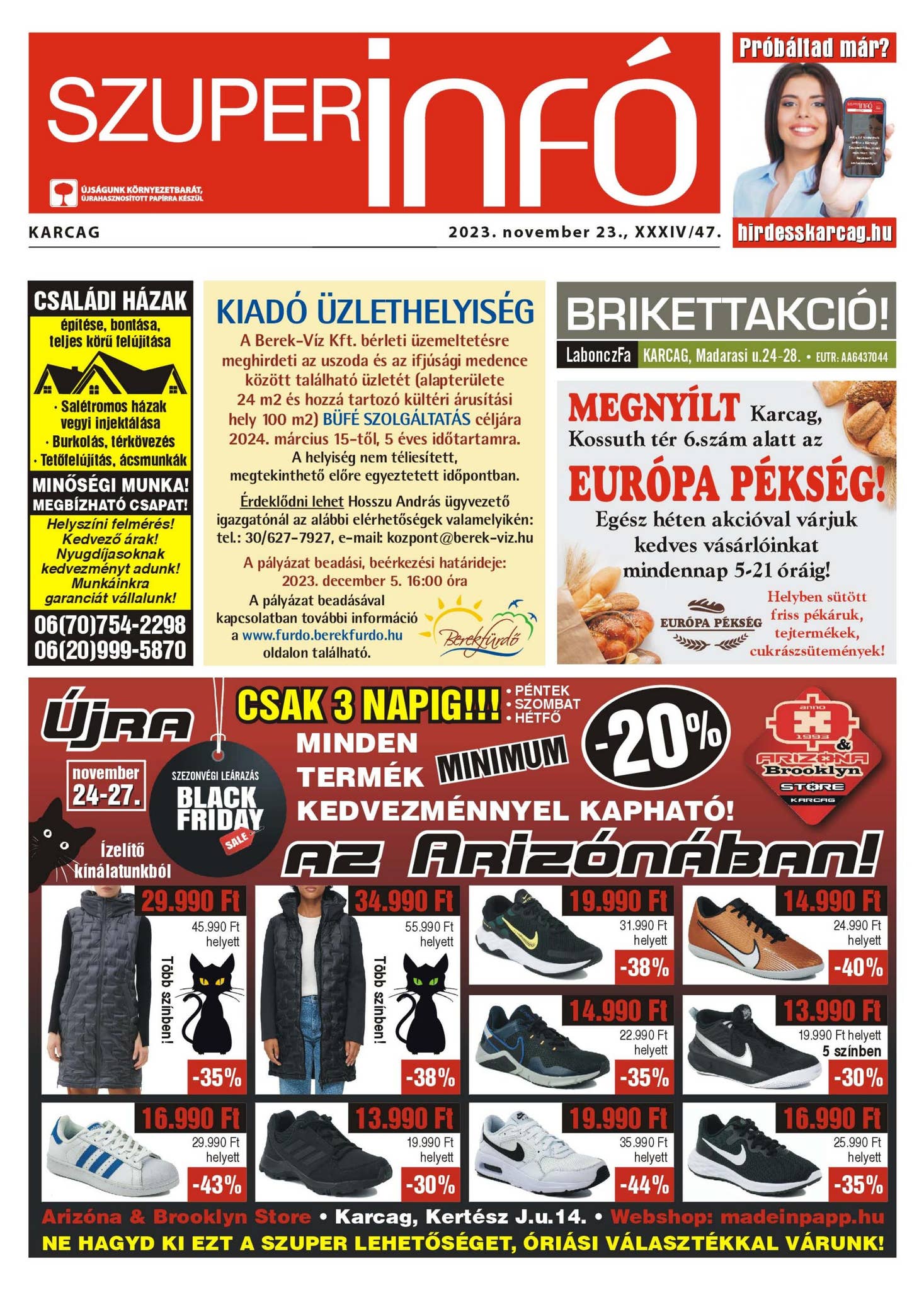 Karcag 2023.11.23. by szuperinfo - Issuu