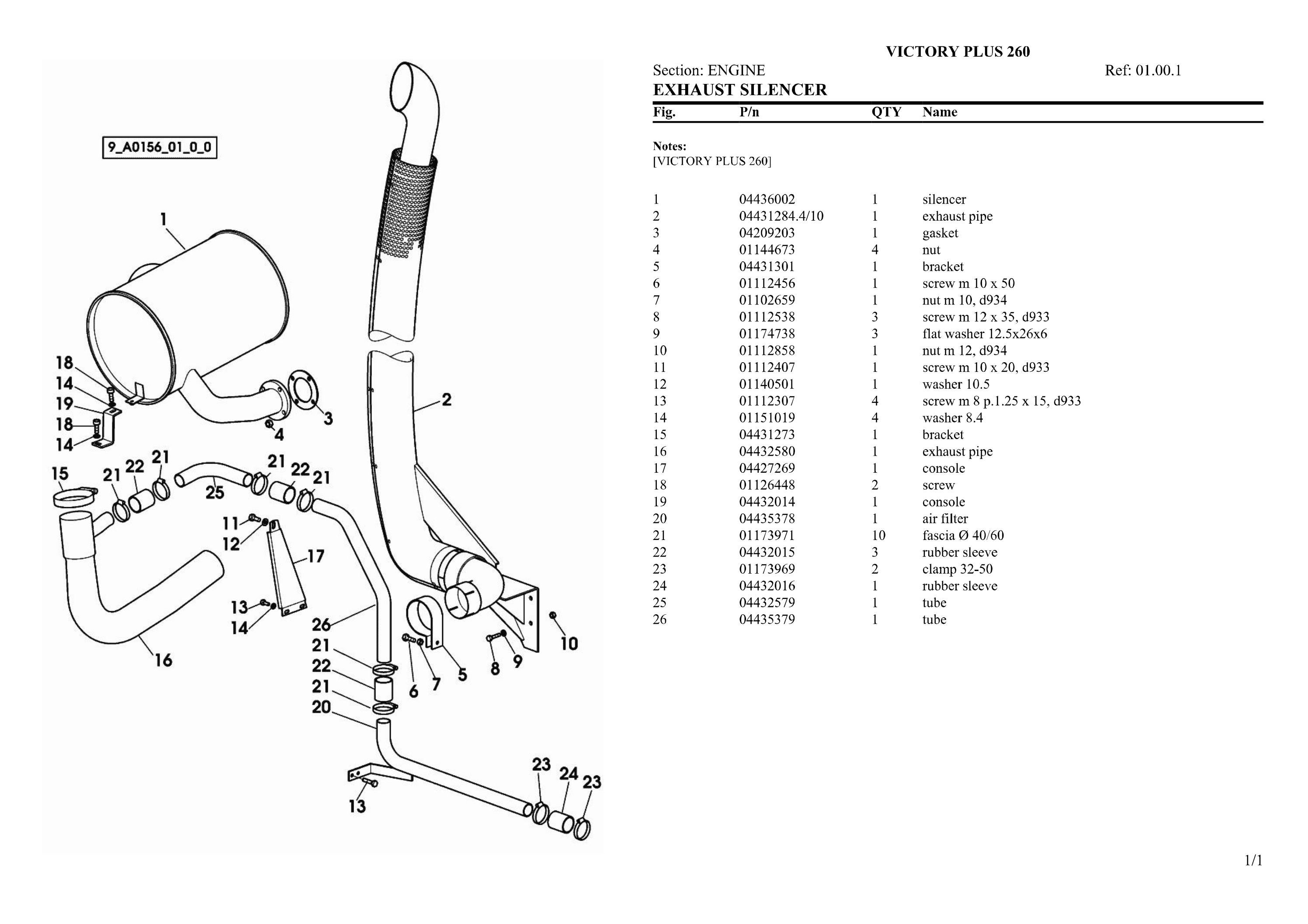 Lamborghini victory plus 260 Tractor Parts Catalogue Manual Instant ...