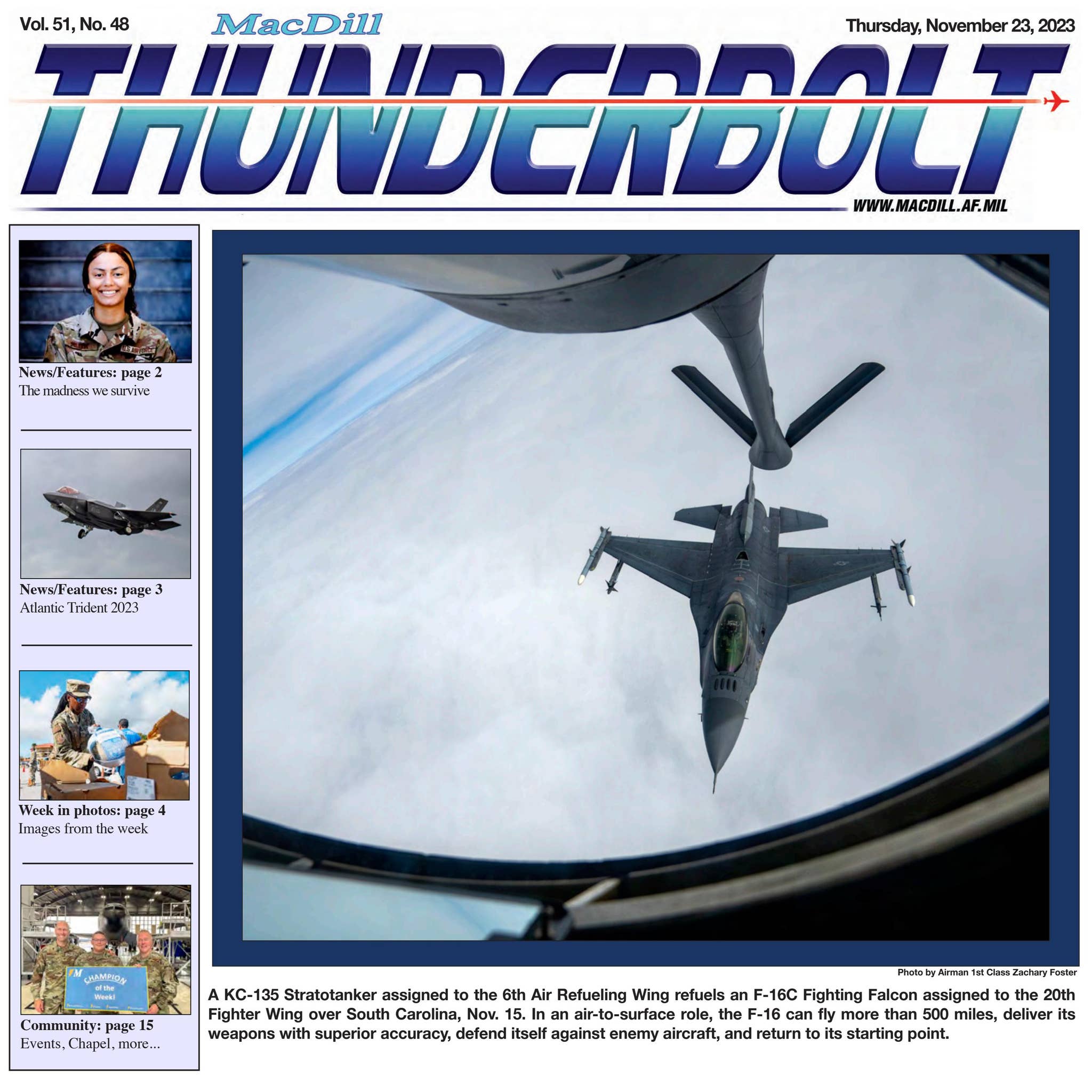 Thunderbolt 11/23/2023 by MacDill Thunderbolt - Issuu