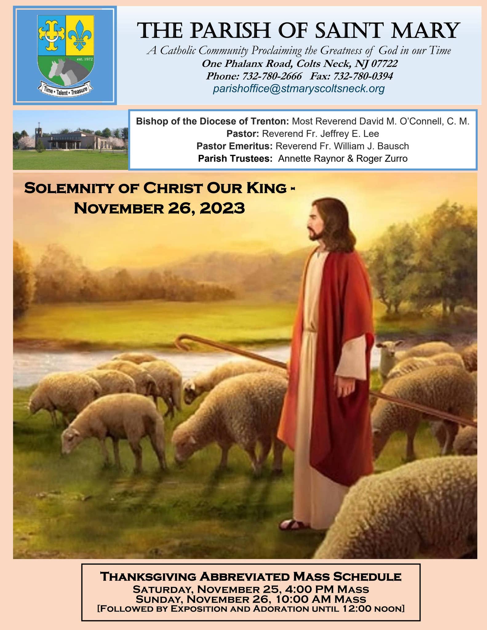 November 26, 2023 - Solemnity of Christ Our King by The Parish of Saint ...
