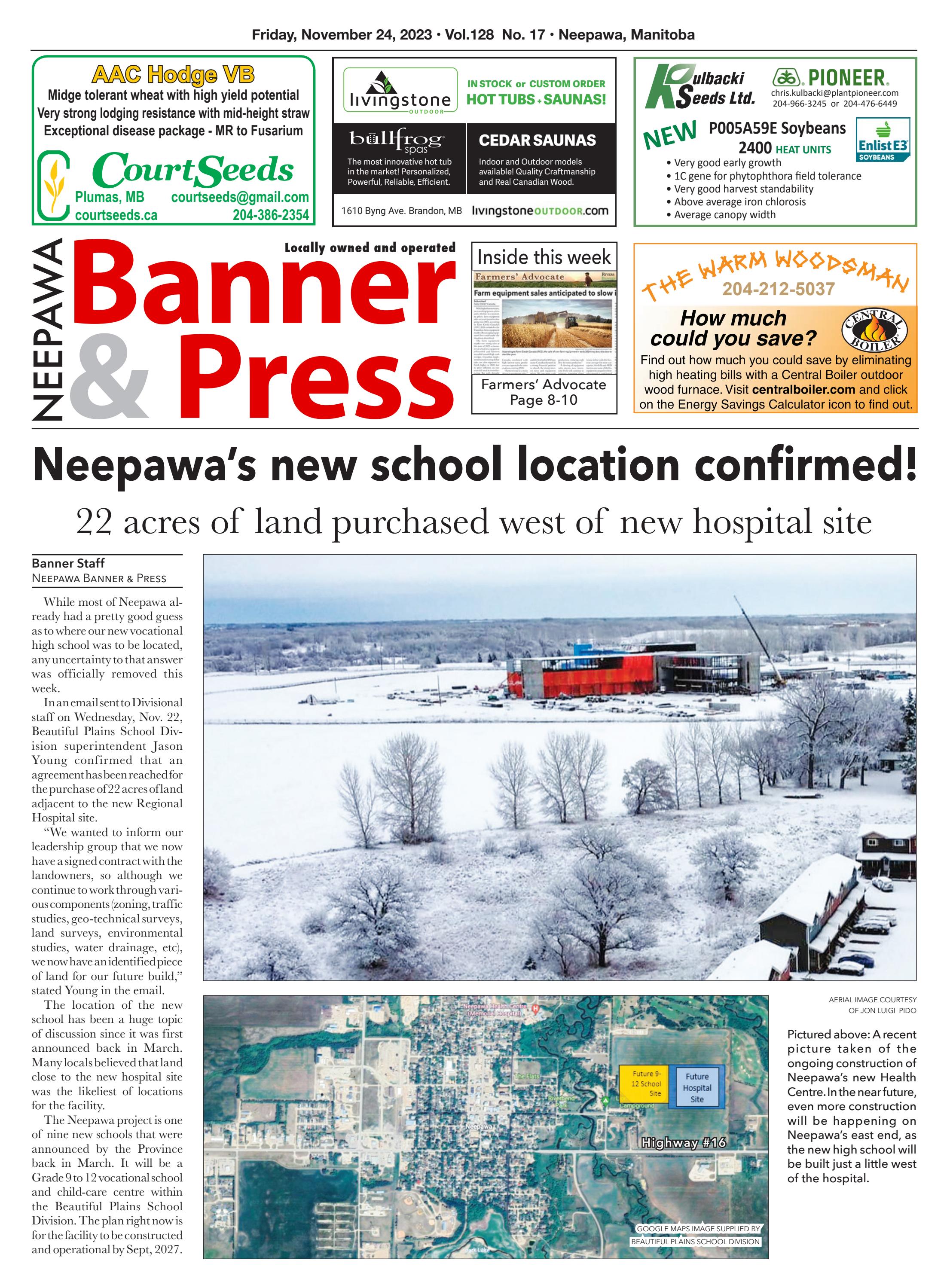 November 24, 2023 - Neepawa Banner & Press by Neepawa Banner&Press - Issuu