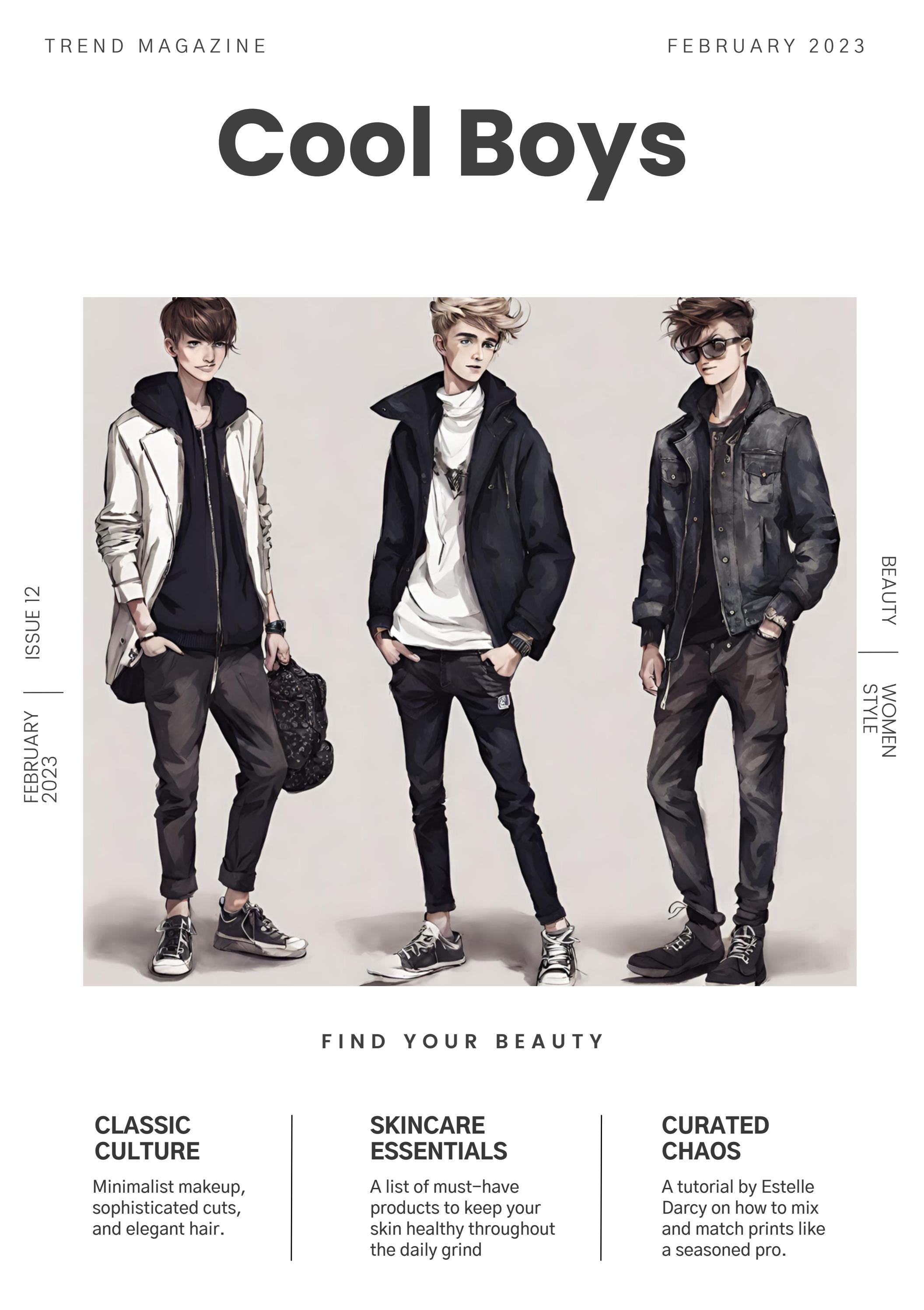 Cool Boys Fashion Magazine by Lúcia Tardão - Issuu