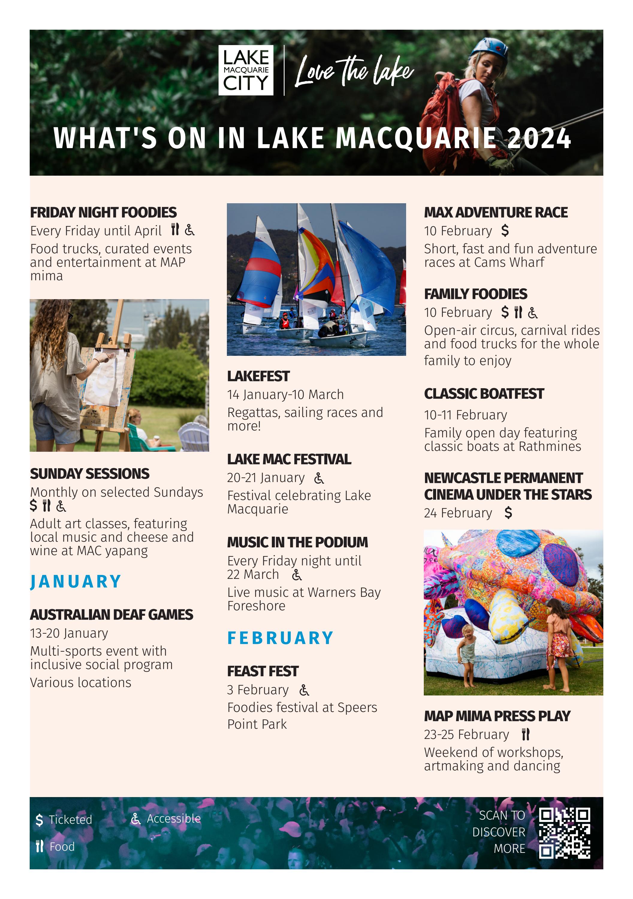 2024 Lake Macquarie Major Events Calendar by Lake Macquarie City - Issuu