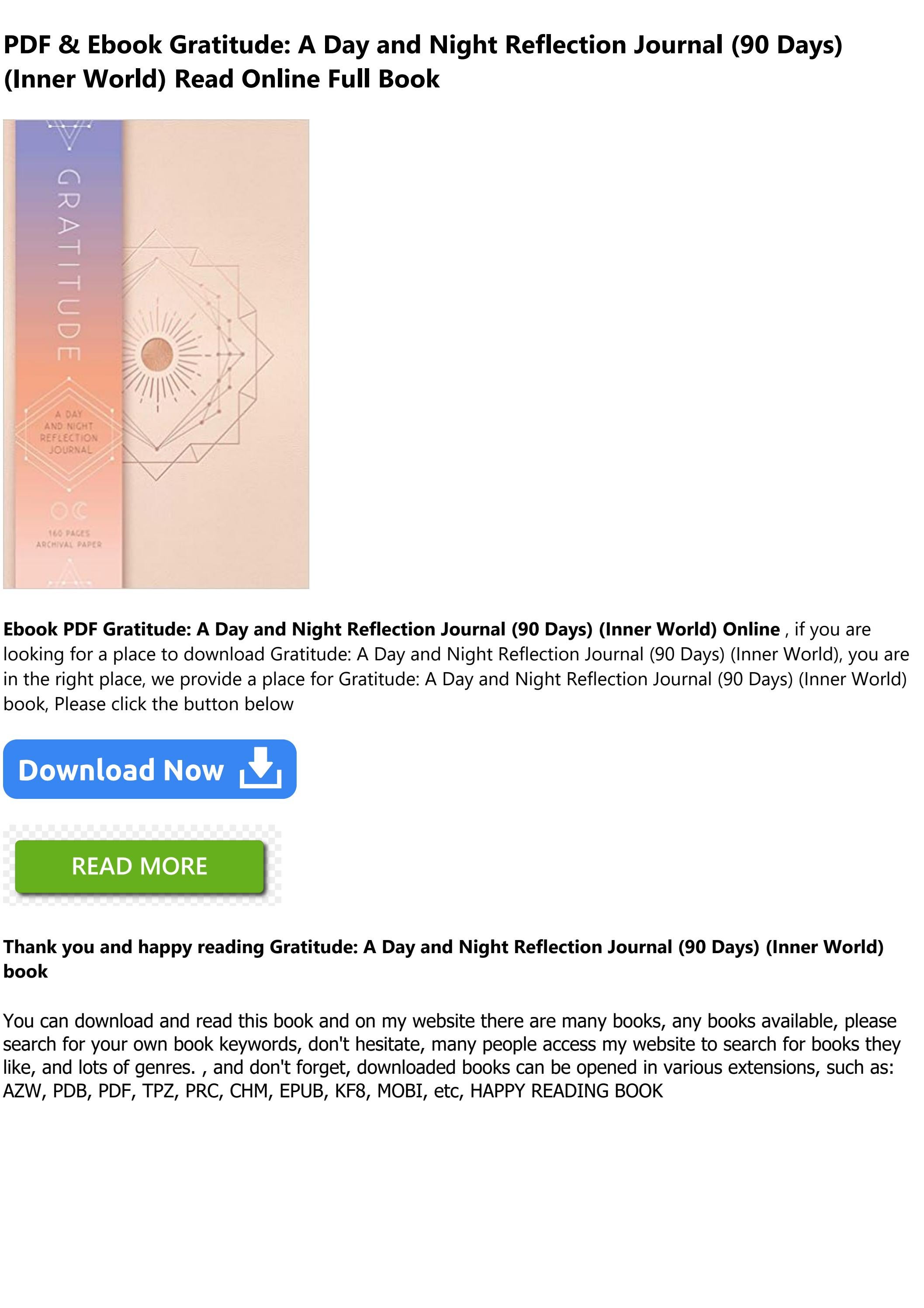 Bestsellers***) Read Book [PDF] Gratitude: A Day and Night Reflection ...