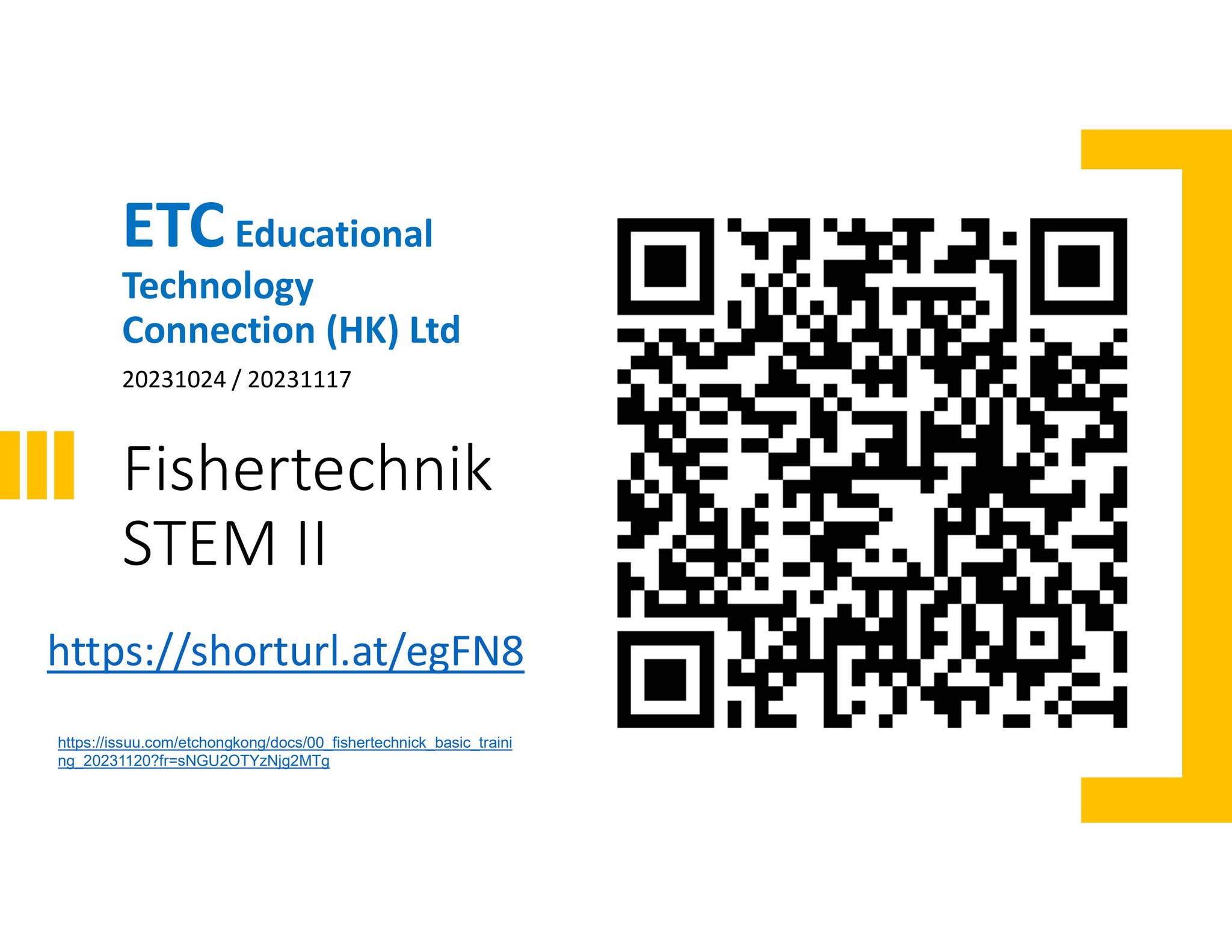 ETC: fishertechnik + micro:bit - Basic Training by ETC Educational ...