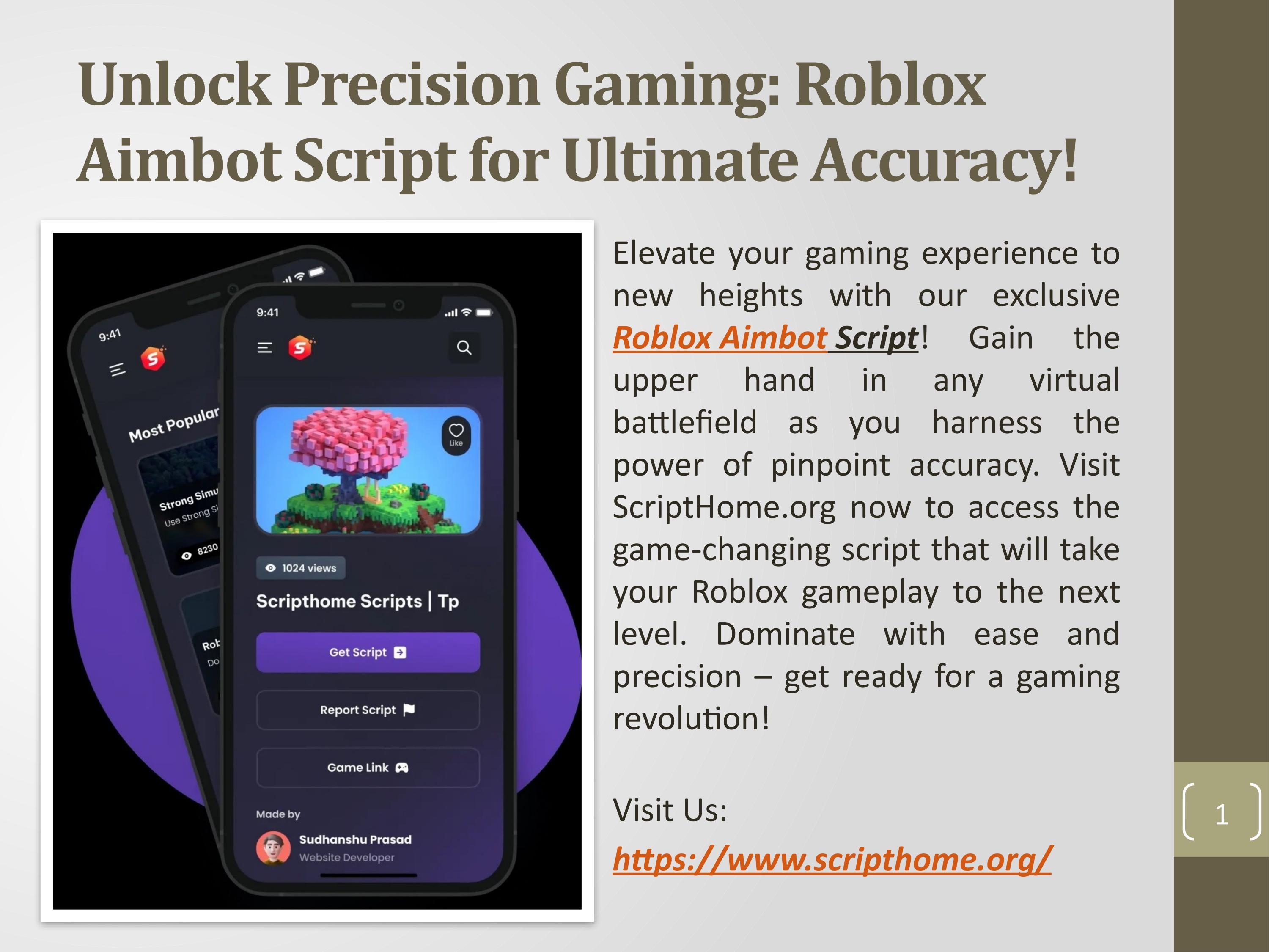 Unlock Precision Gaming: Roblox Aimbot Script for Ultimate Accuracy! by ...