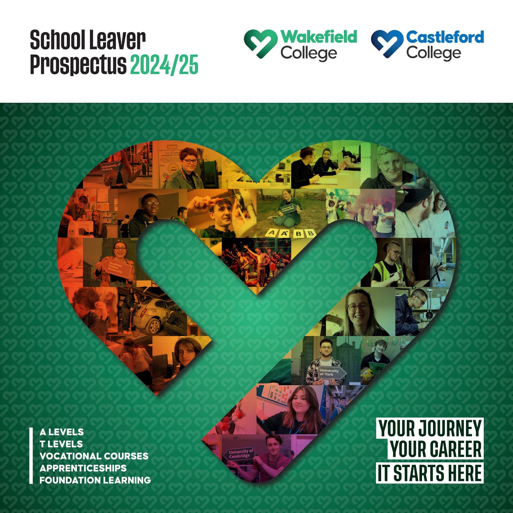 Wakefield College & Castleford College - School Leaver Prospectus 2024/ ...