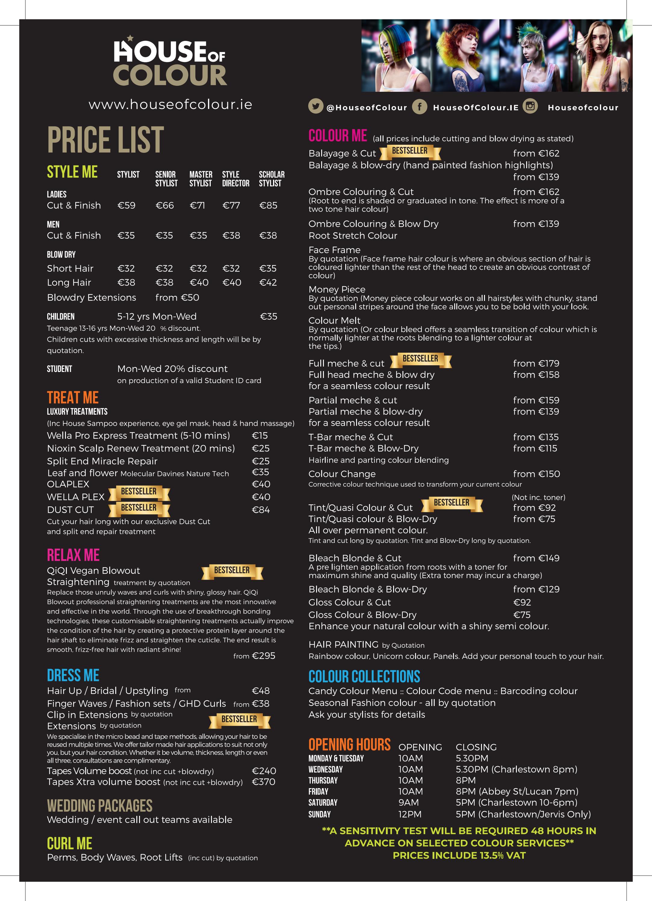 House Of Colour - Prices Nov 2023 by Philip Evans - Issuu