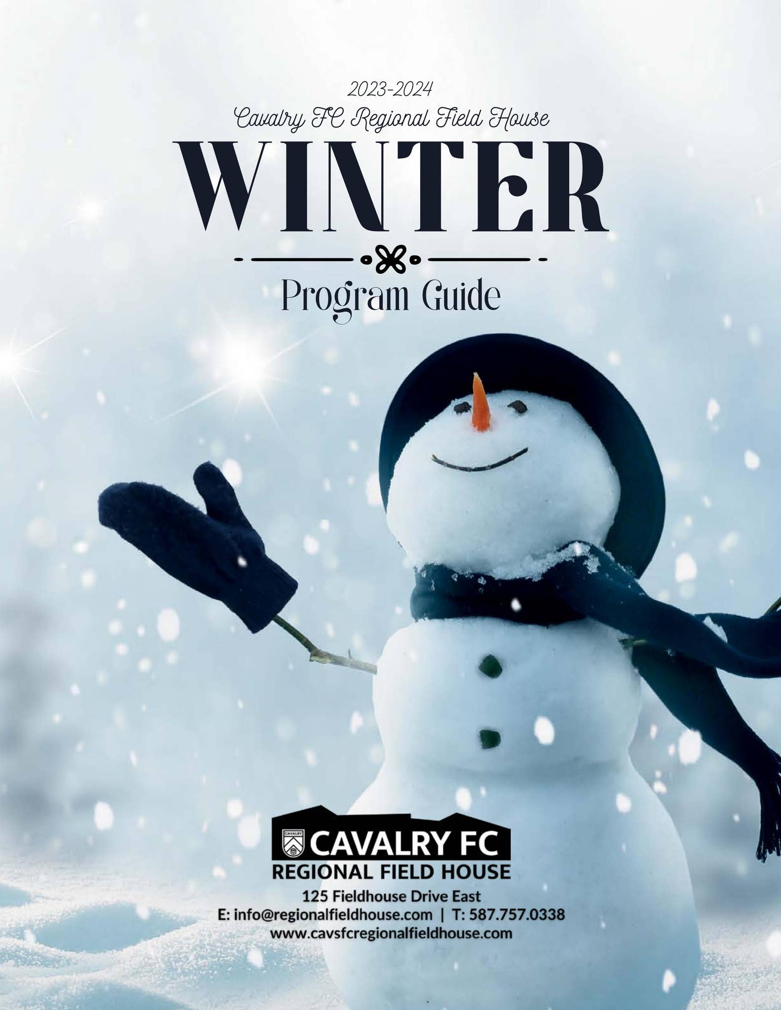 Cavalry FC Regional Field House 2023/24 Winter Program Guide by Foothills-Okotoks Regional Field ...