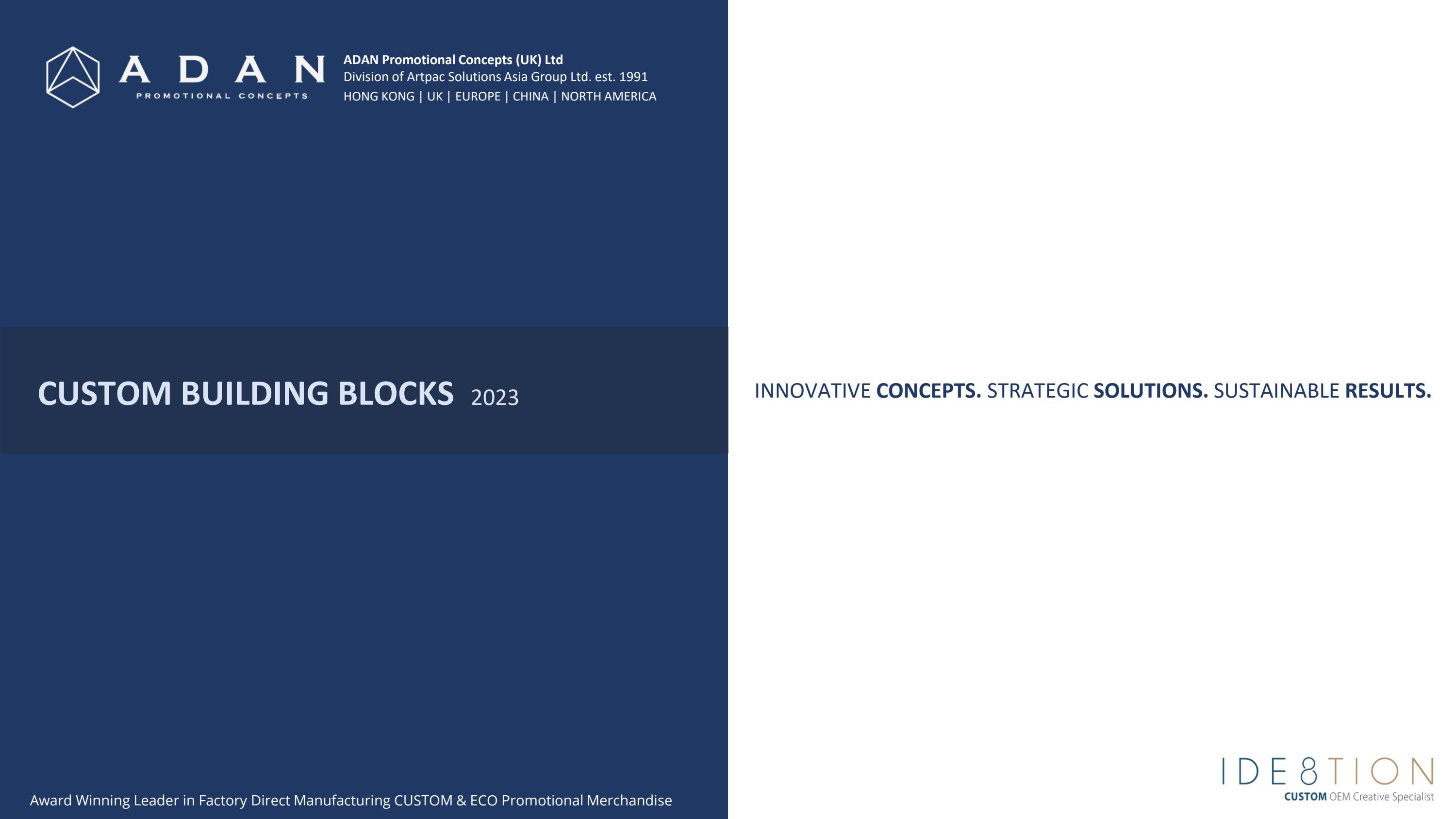 IDE8tion: BRIX Custom Building Blocks by Adan Promotional Concepts - Issuu