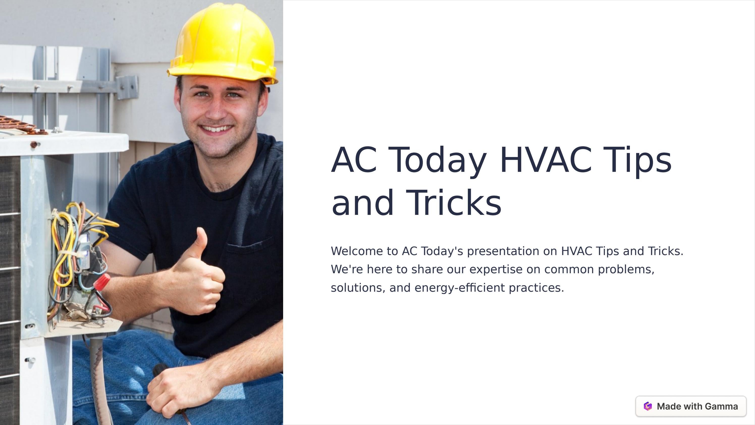 AC Today HVAC Tips and Tricks by Michael Johnson - Issuu