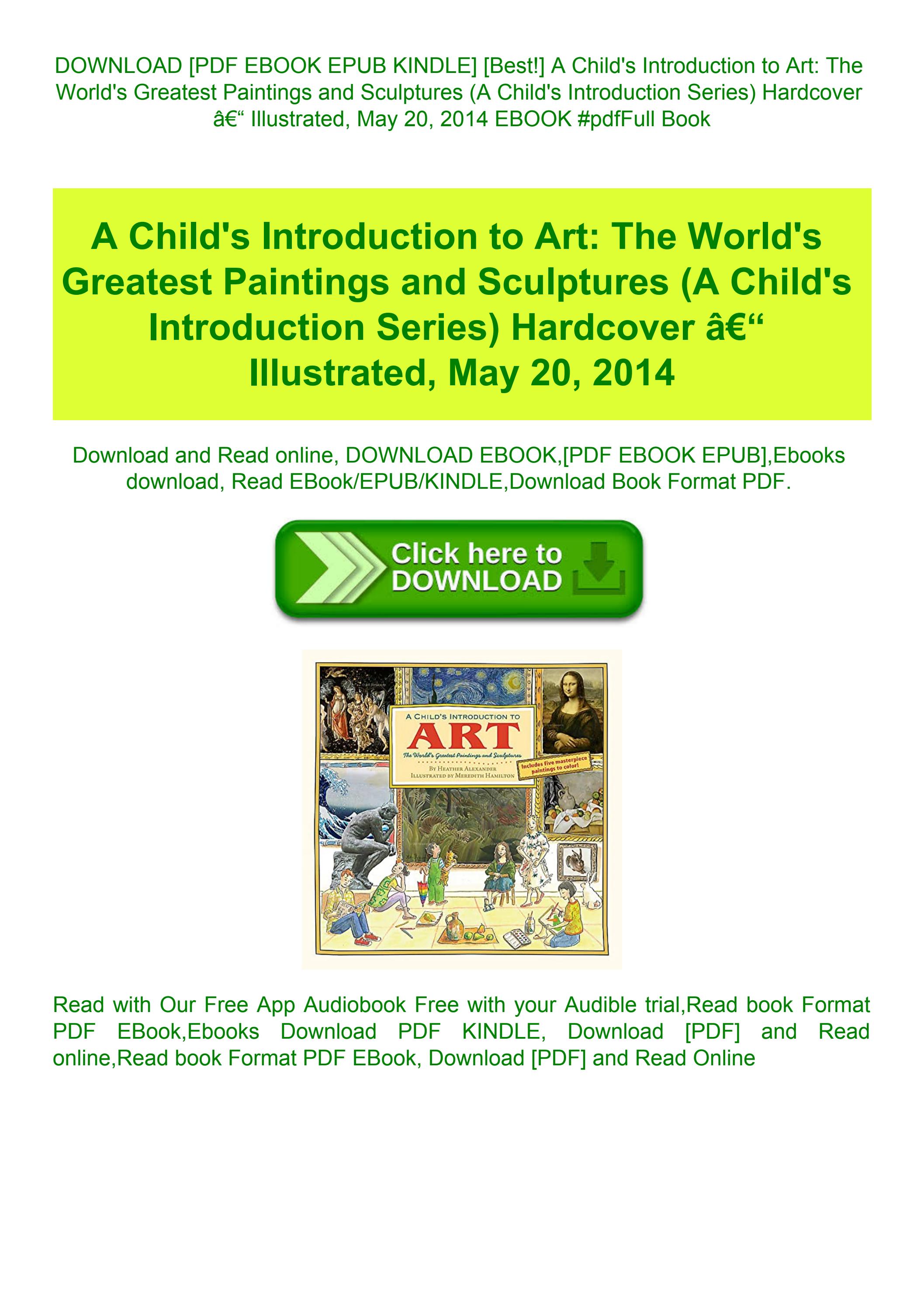 [Best!] A Child's Introduction to Art The World's Greatest Paintings ...
