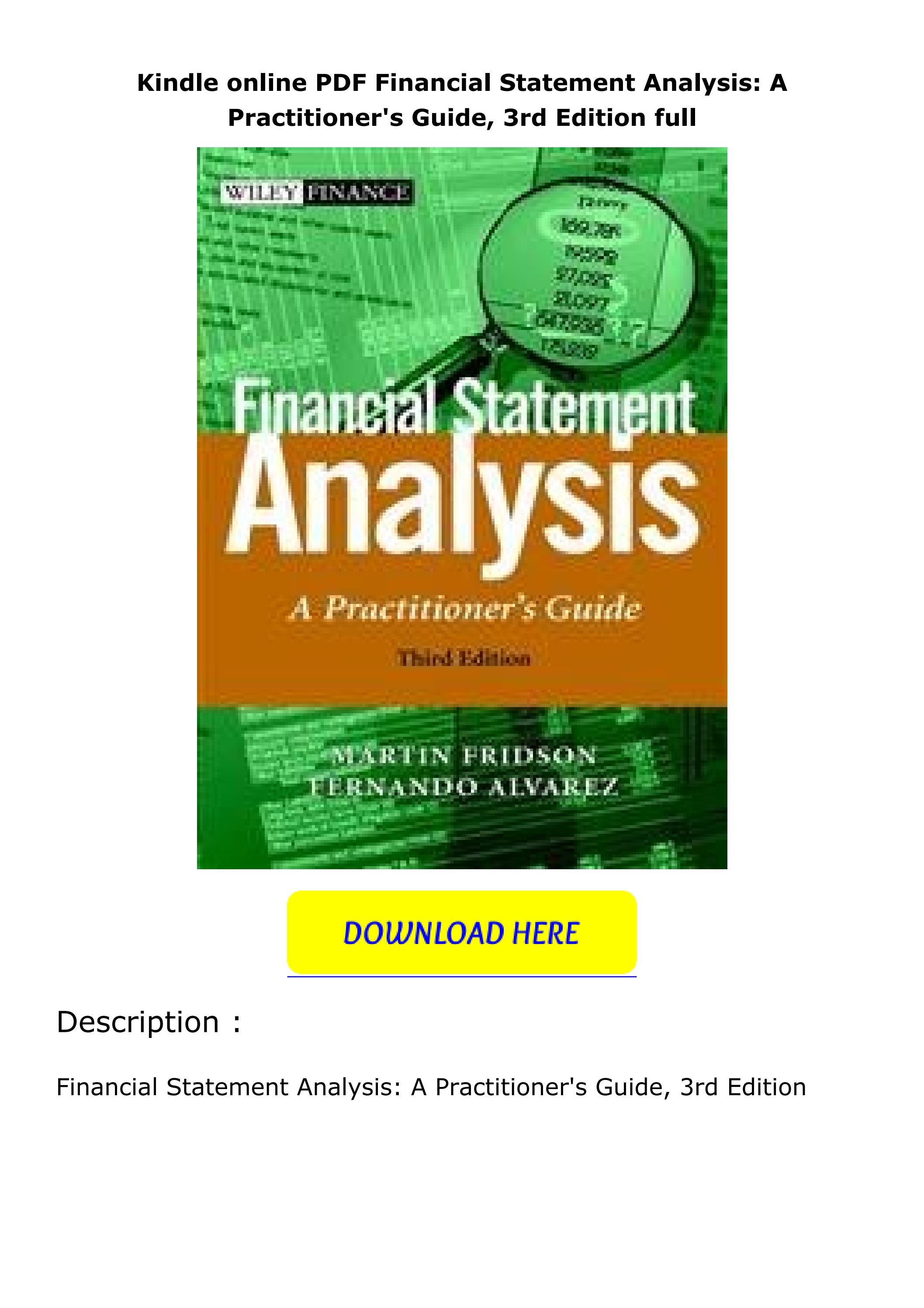kindle-online-pdf-financial-statement-analysis-a-practitioner-s-guide