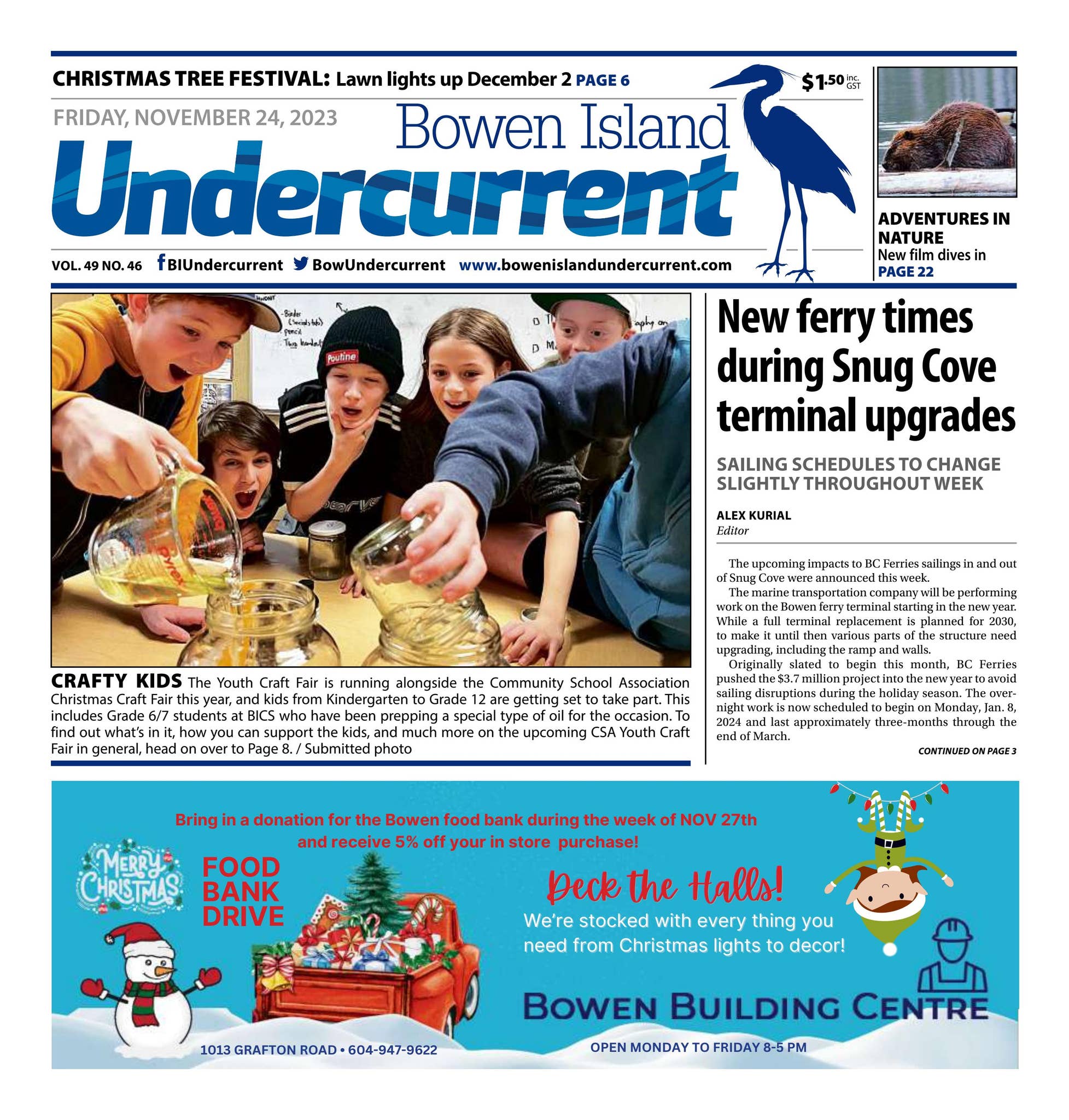 Bowen Island Undercurrent November 24 2023 by Bowen Island Undercurrent - Issuu