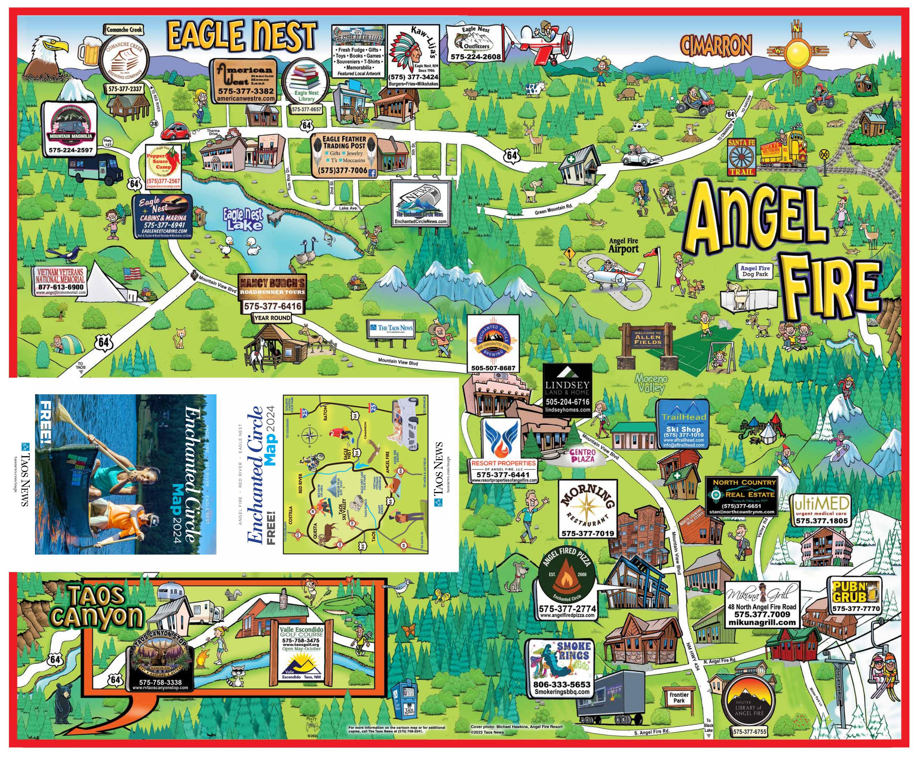 Enchanted Circle Map 2024 by The Taos News - Issuu