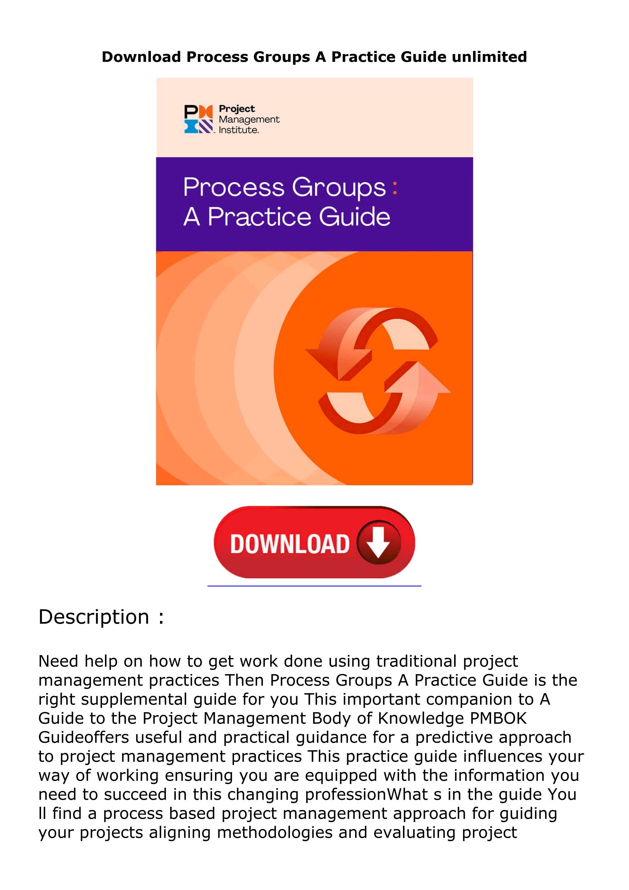 ️READ ️Online Process Groups A Practice Guide unlimited by ...
