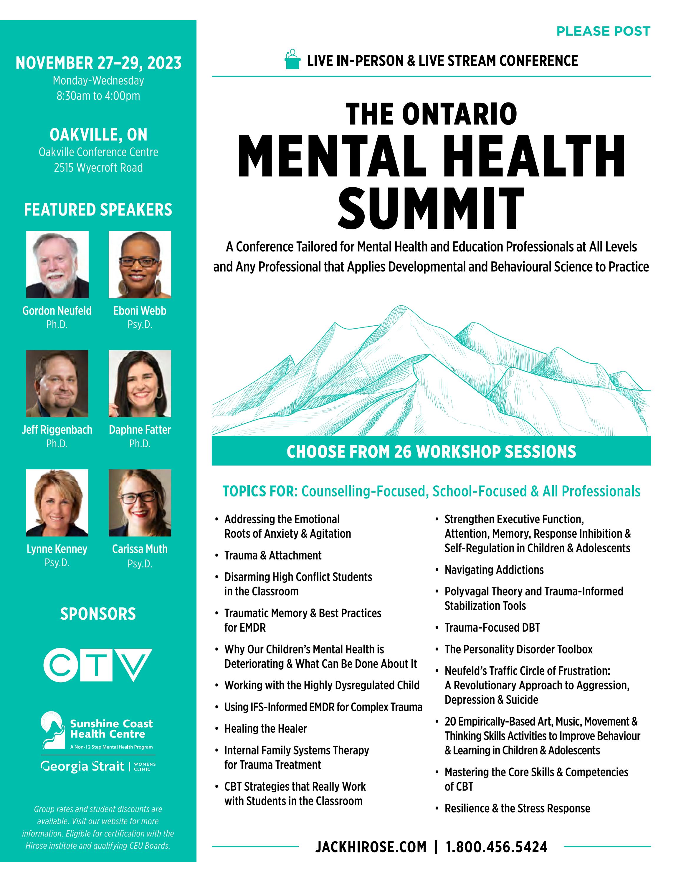 The Ontario Mental Health Summit by jackhirose - Issuu