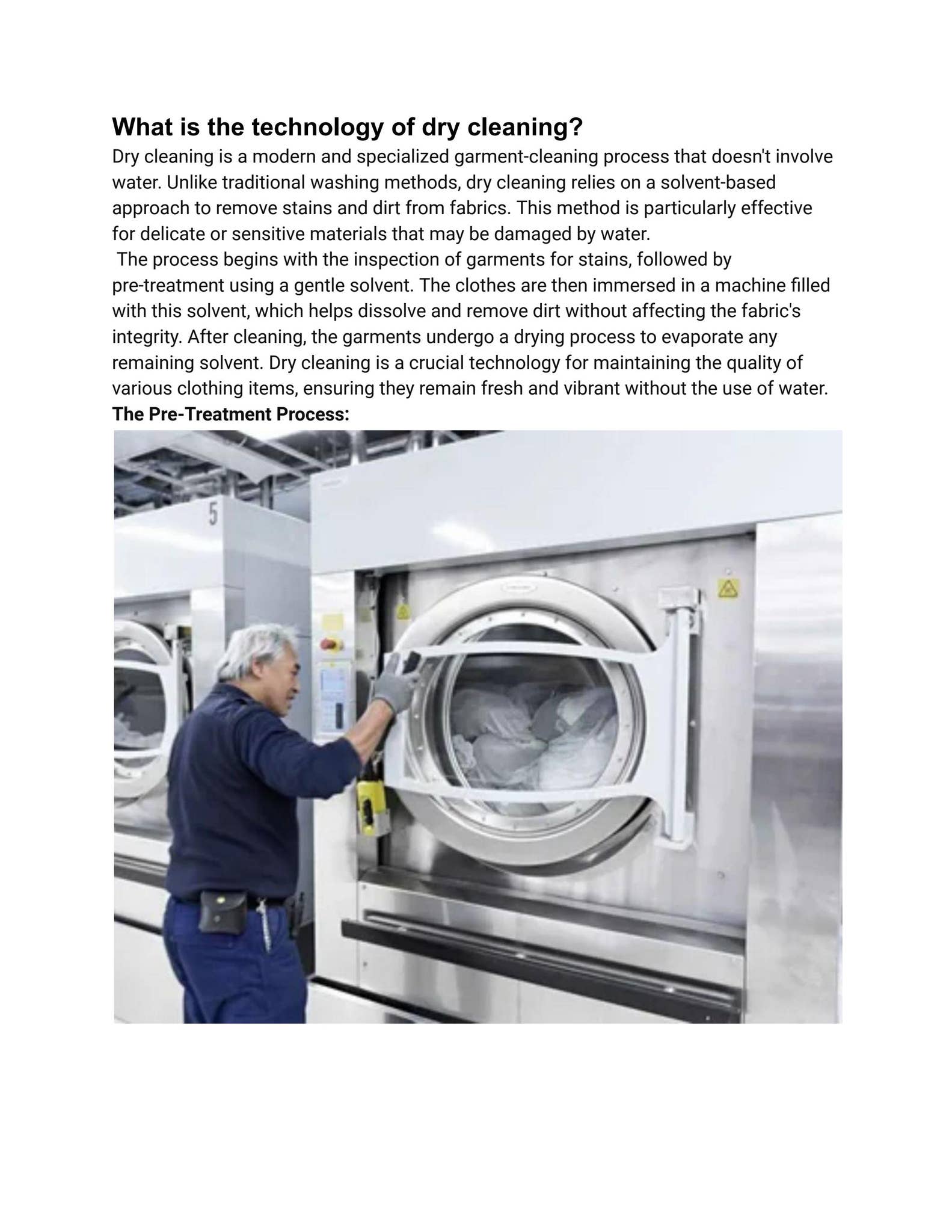 What is the technology of dry cleaning? by Modern dry cleaners - Issuu