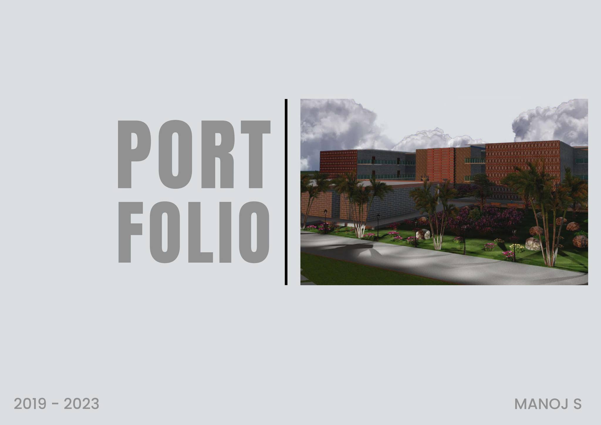 ARCHITECTURAL PORTFOLIO MANOJ S by manoj s - Issuu