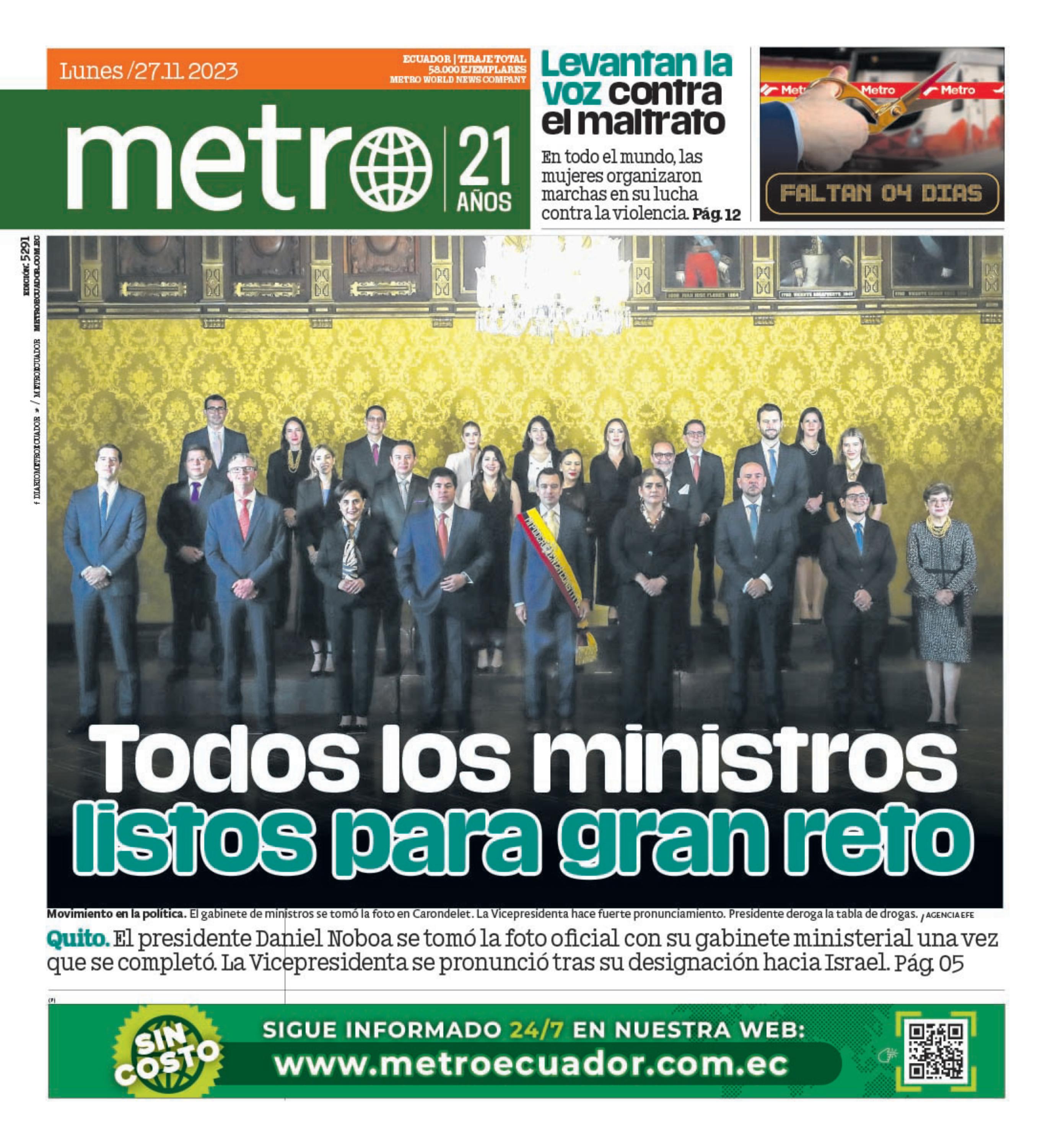 Diario Metro, edición 27 de noviembre 2023 by Diario Metro - Issuu
