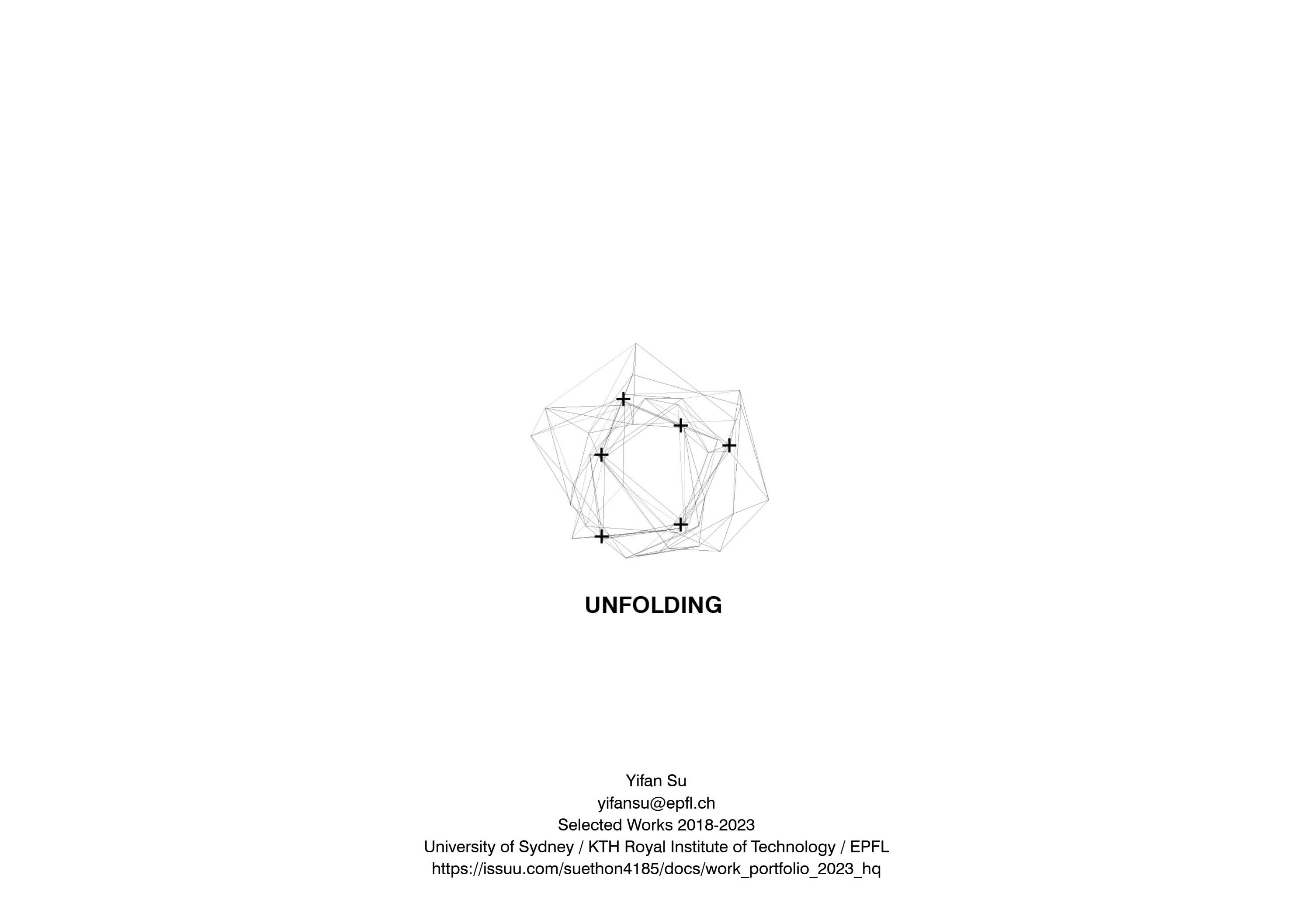 'Unfolding' - Portfolio 2023 - Yifan Su by Su Ethon - Issuu