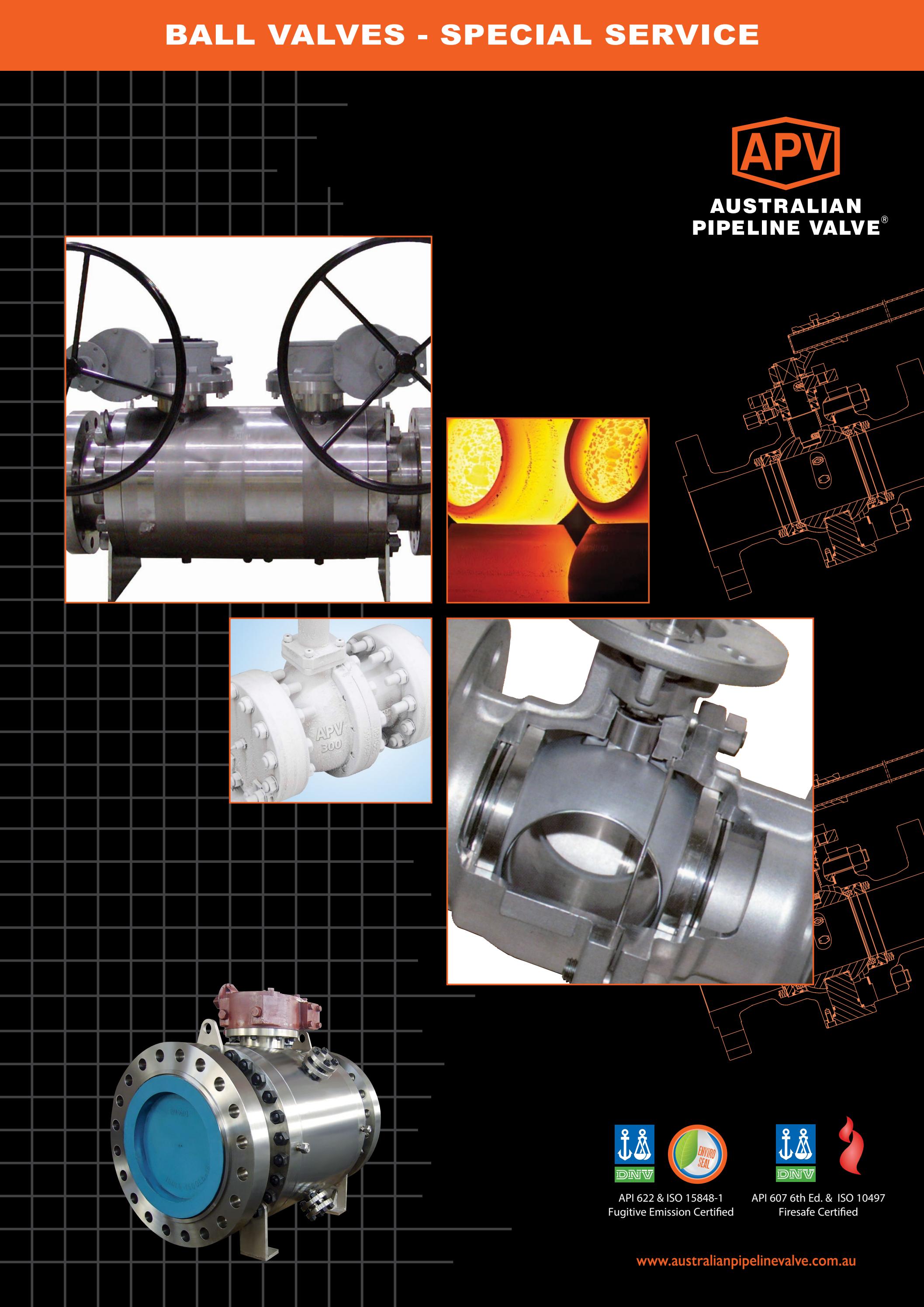 APV Ball Valve Special Service Catalogue by Australian Valve Centre - Issuu