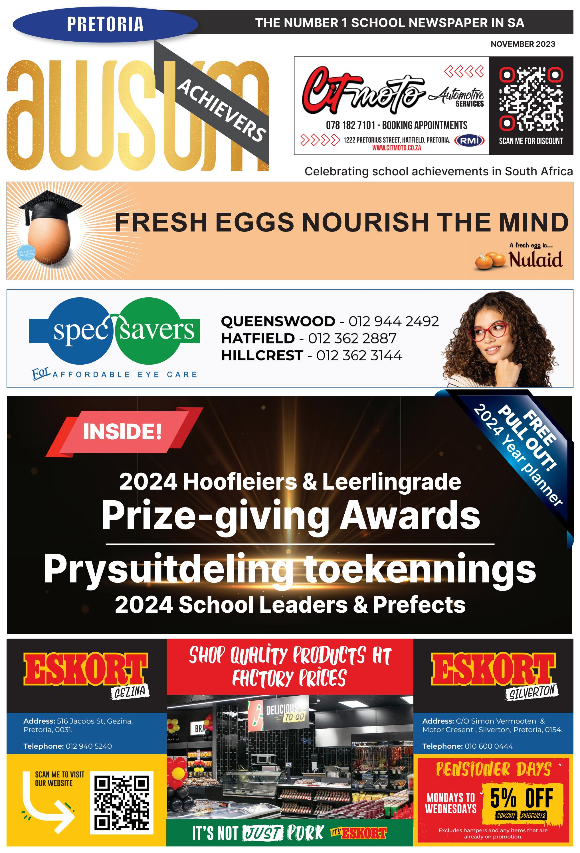 AWSUM Pretoria November 2023 uitgawe by AWSUM News - Issuu