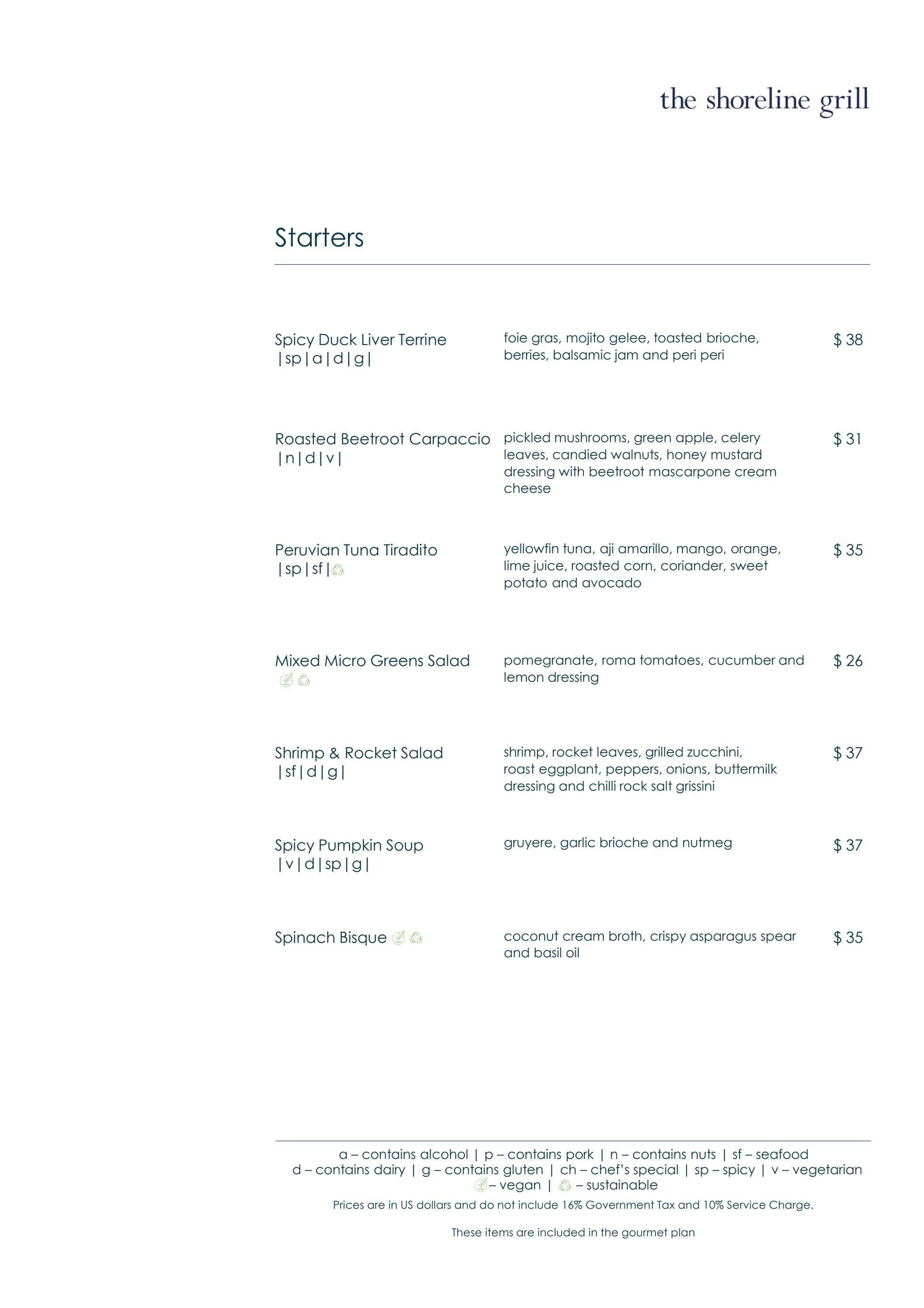 The Shoreline Grill Dinner Menu by milaidhoo - Issuu