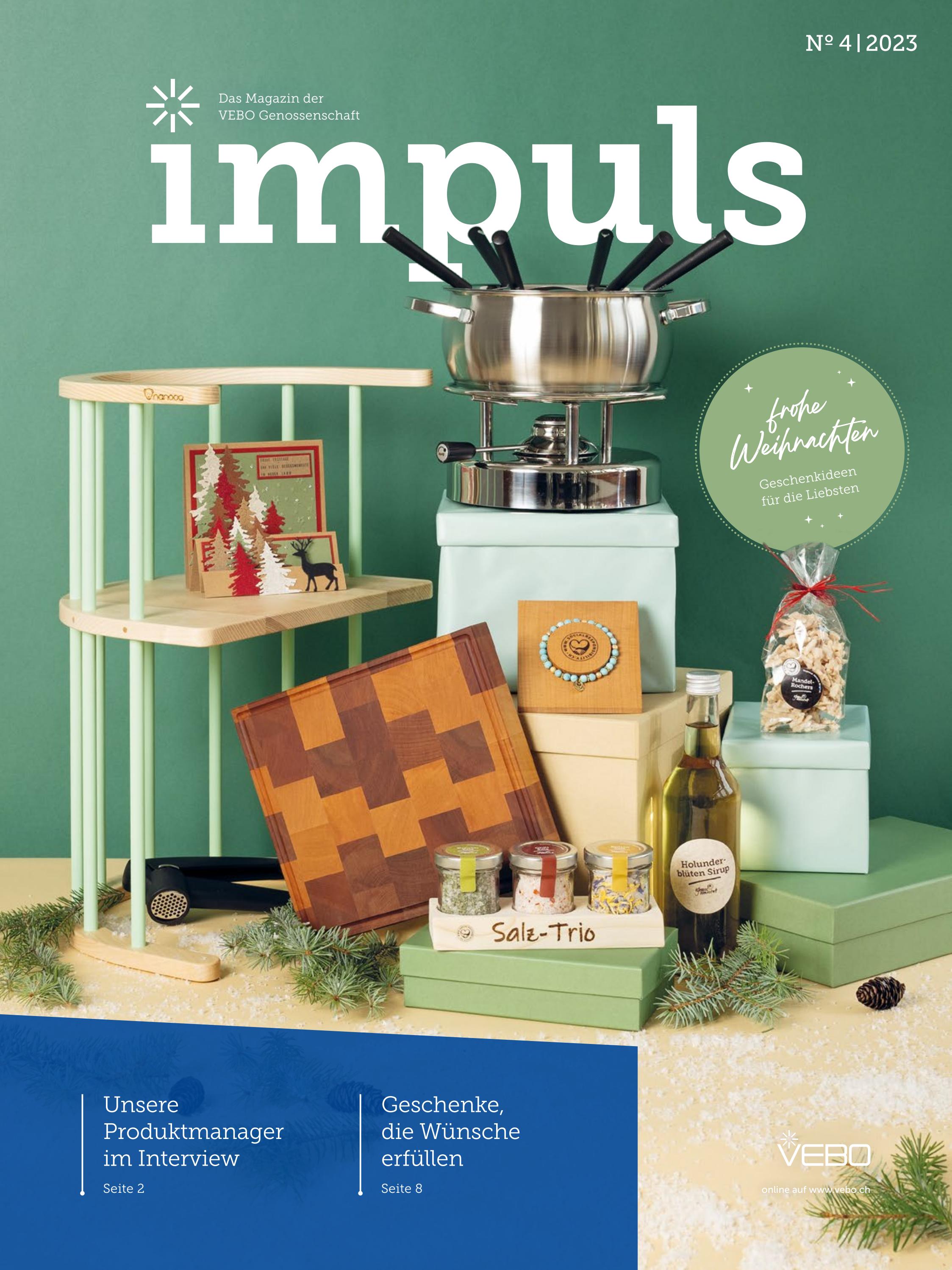 VEBO "impuls" Ausgabe 4.2023 by VEBOGenossenschaft - Issuu