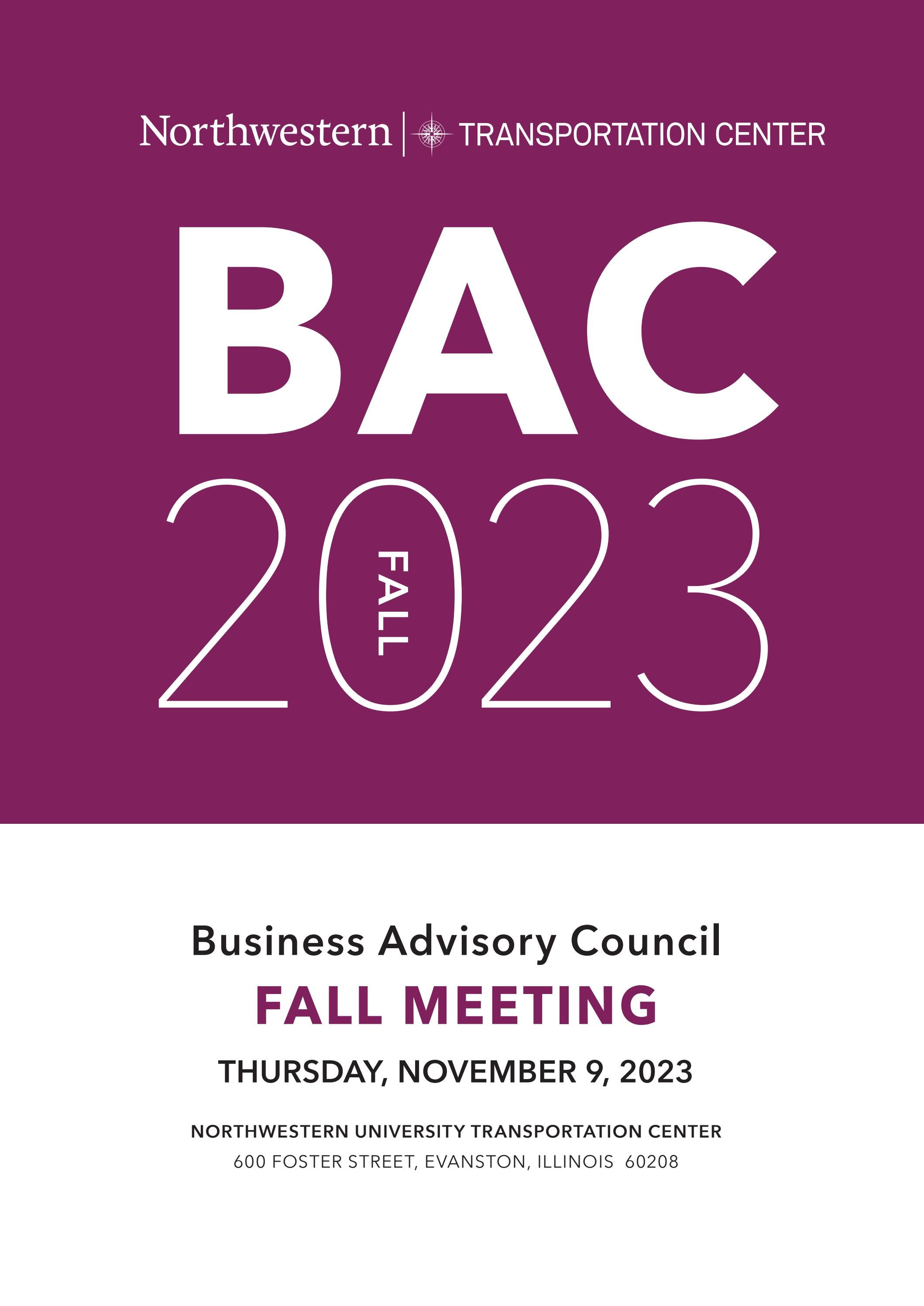 Fall 2023 Business Advisory Council Meeting by tcinfo - Issuu