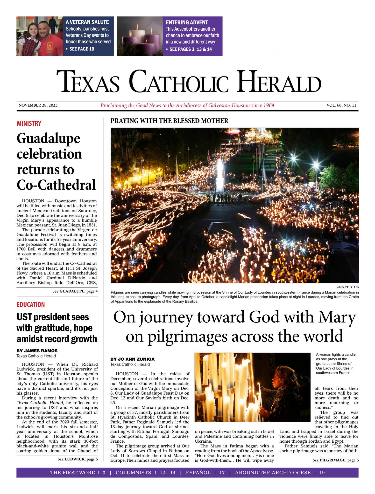 Texas Catholic Herald - Nov. 28, 2023 by Texas Catholic Herald - Issuu