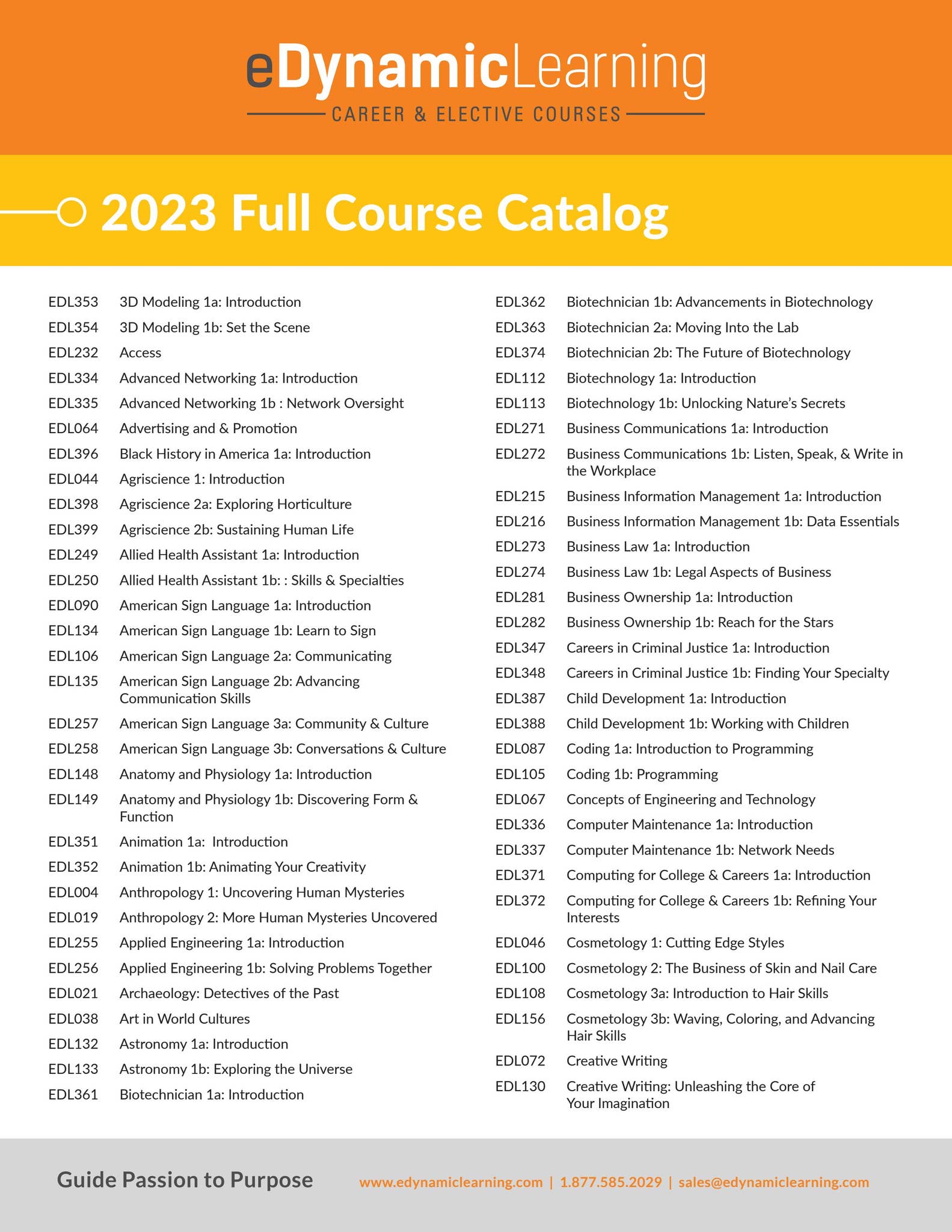 Full Course Catalog List by edynamiclearning - Issuu