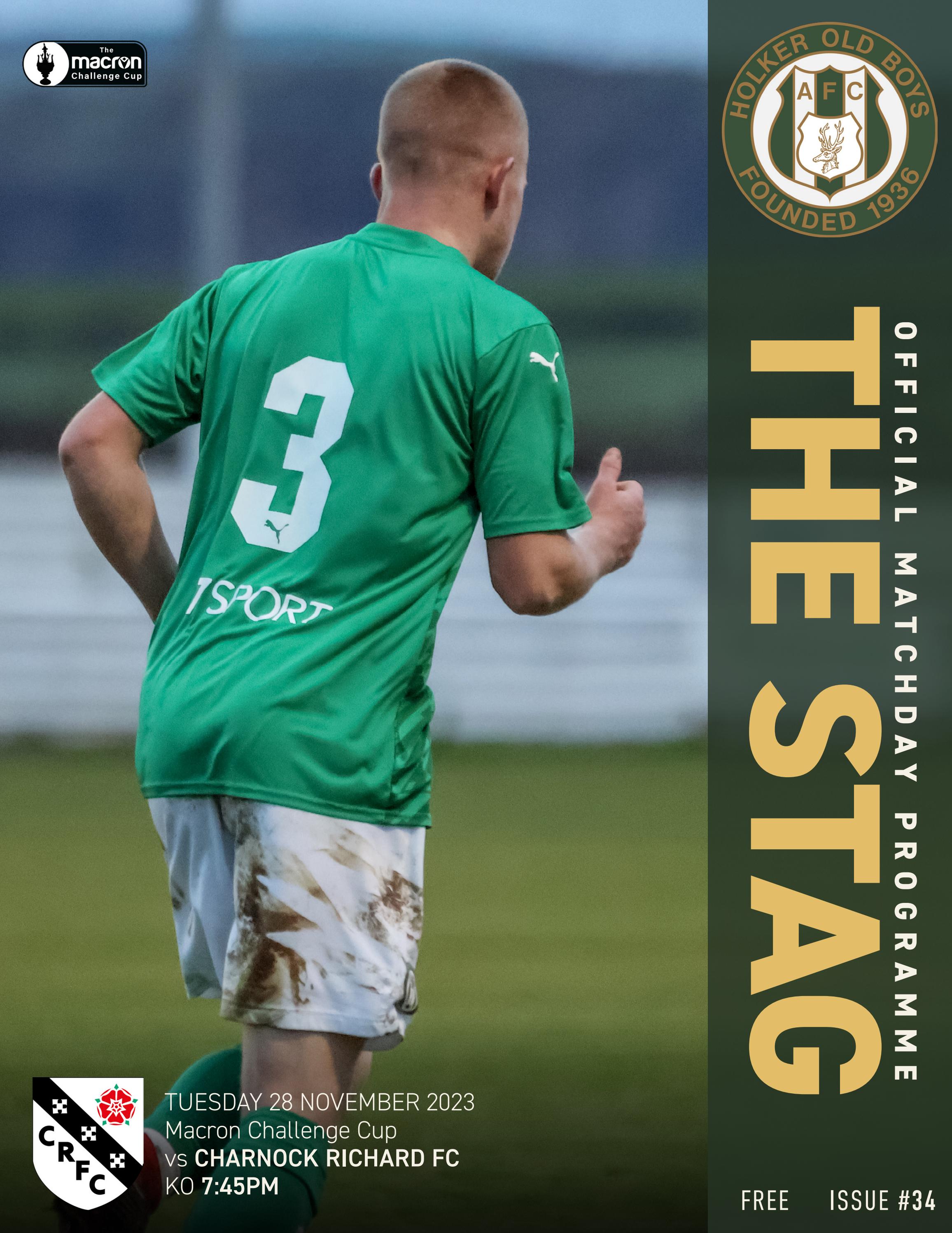 Issue #34 - v Charnock Richard FC (28/11/2023) [Macron Cup] by hobafc ...