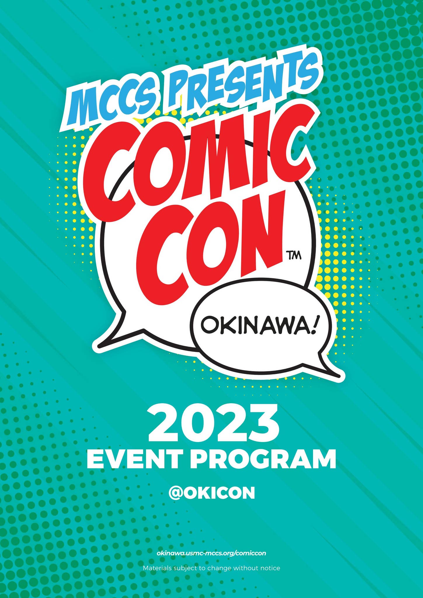 2023 Comic Con Program by MCCS Okinawa - Issuu
