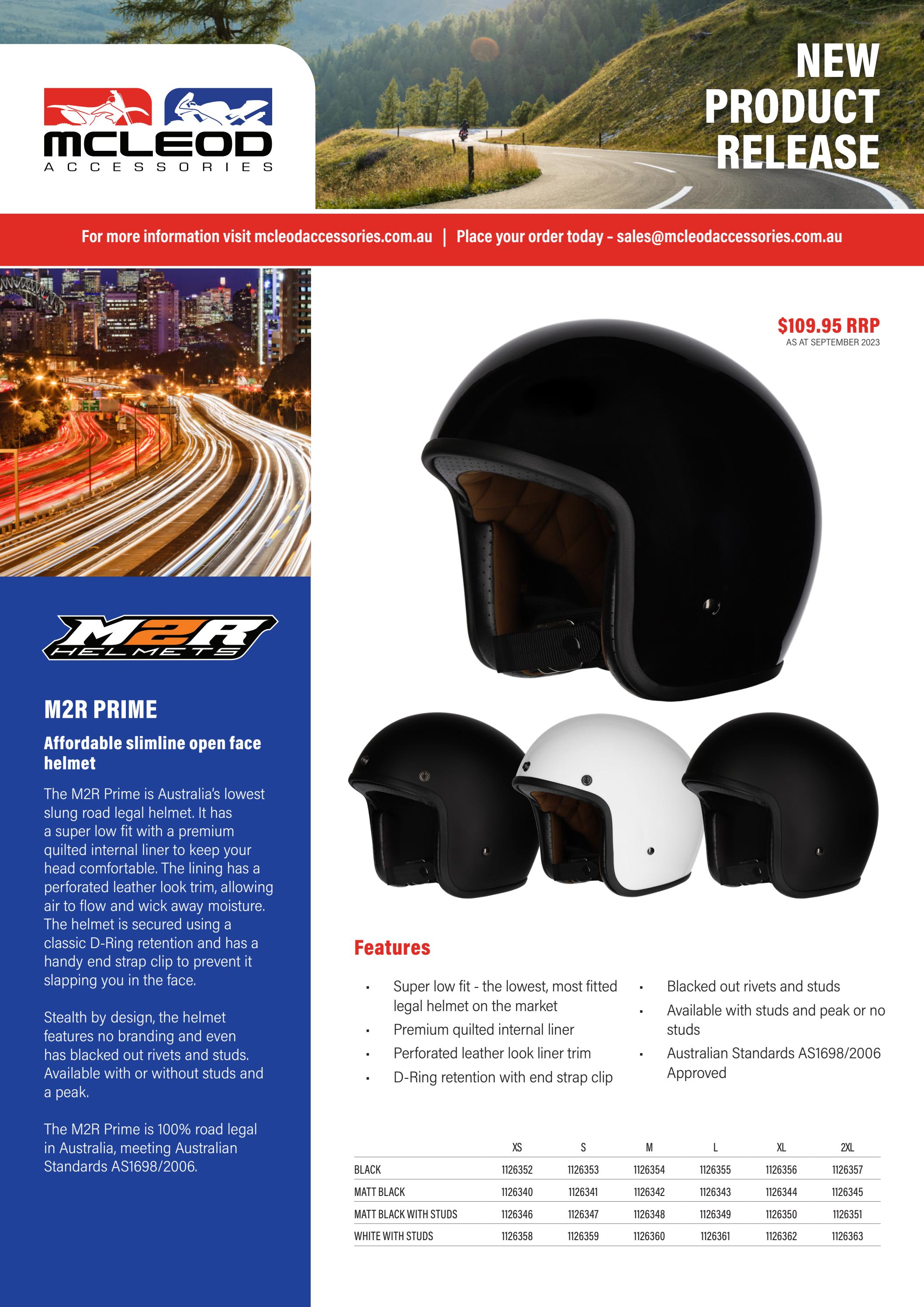 NPR - M2R - Prime Helmet by McLeod Accessories - Issuu