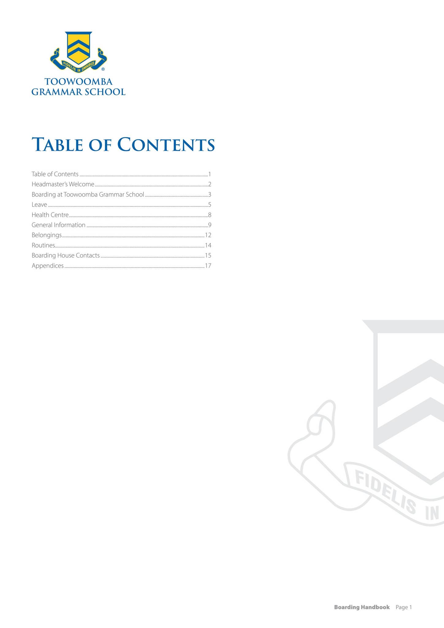TGS School Handbook - Boarding by toowoombagrammarschool - Issuu