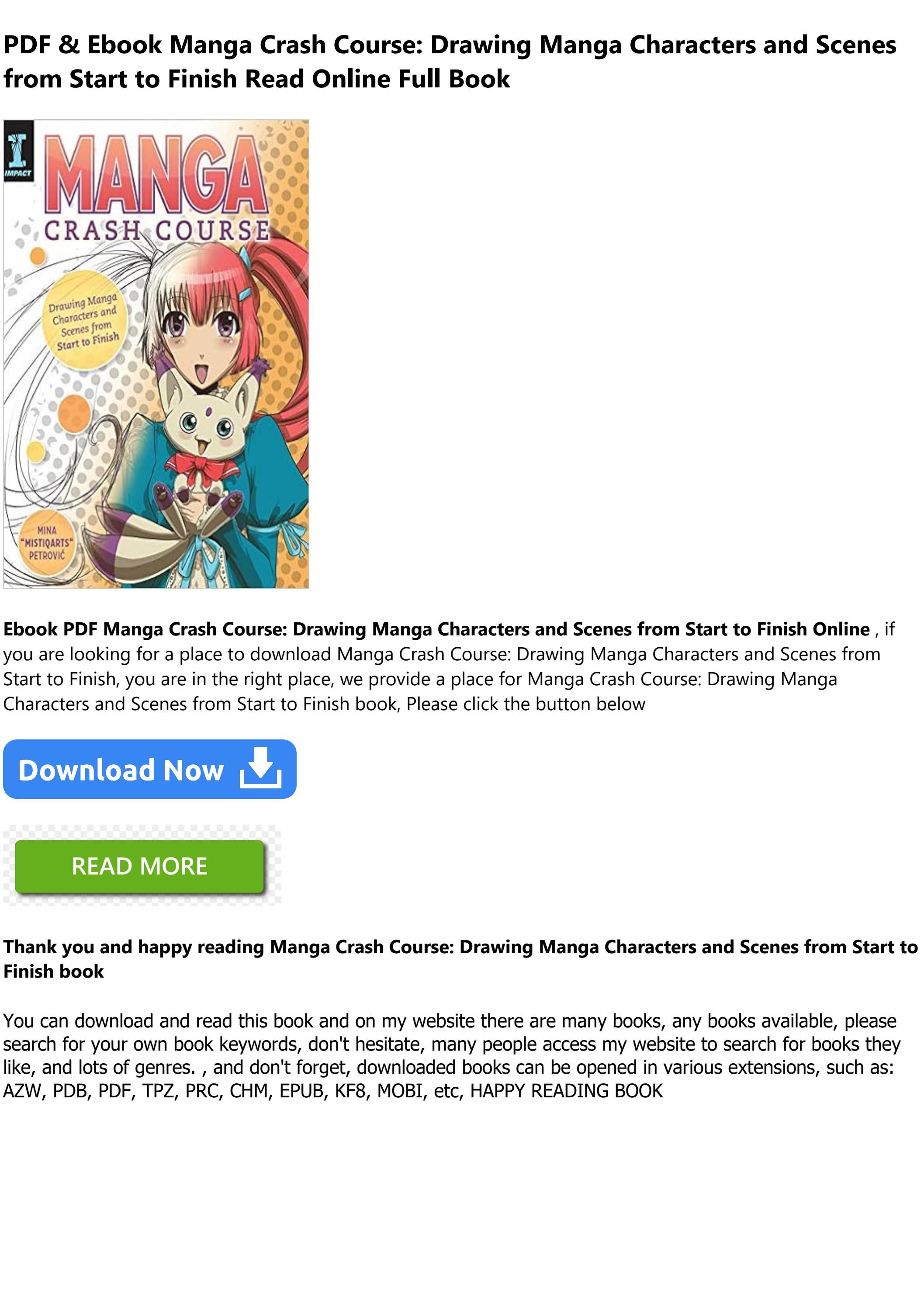 [**Free Download**] Manga Crash Course: Drawing Manga Characters and ...