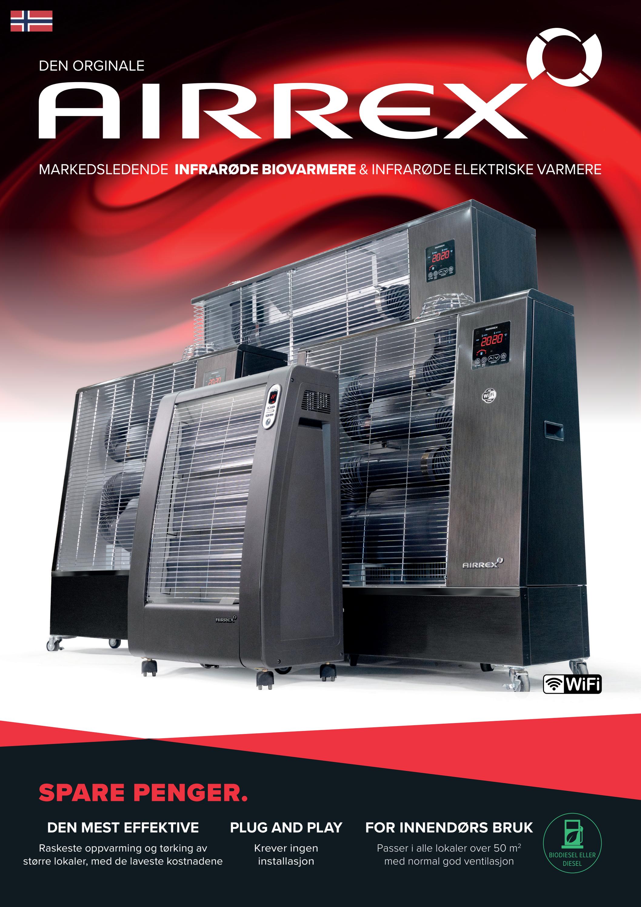 Airrex Heaters Brochure 2023 NO by rexnordic - Issuu