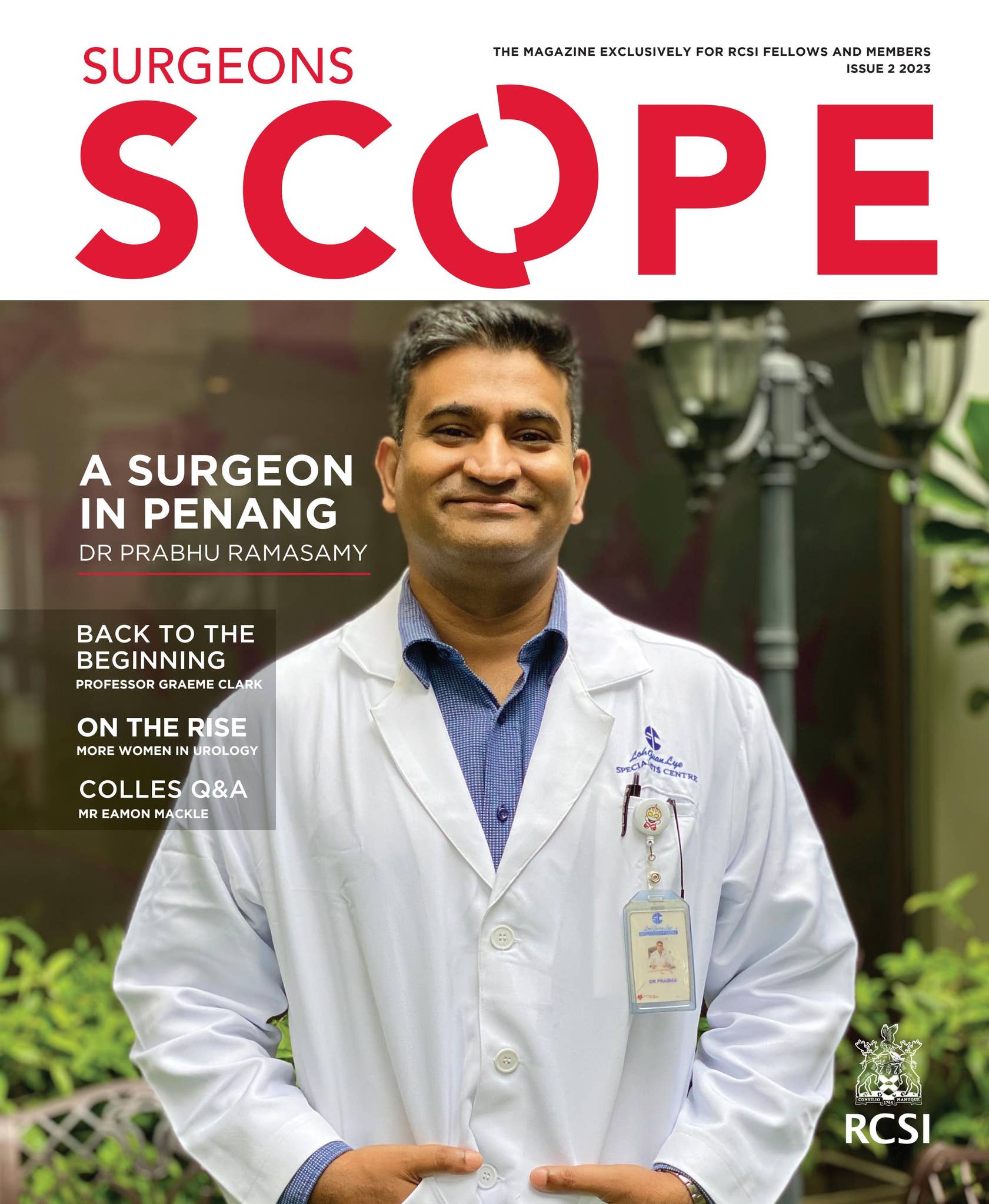 Surgeons Scope Magazine Issue 2 - 2023 by RCSI - Issuu